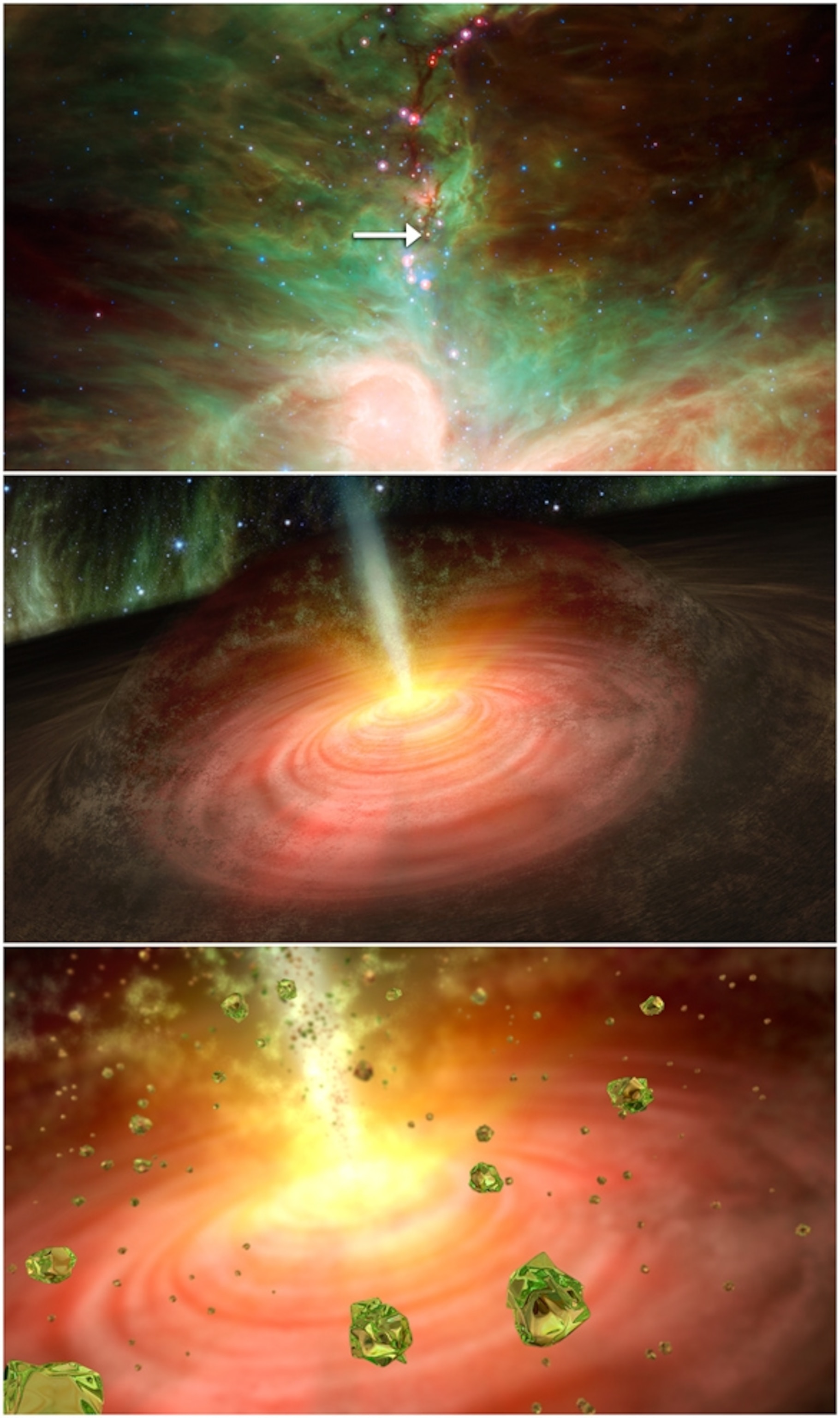 Space Pictures This Week: Crystal "Rain," Shuttle Finale | National ...