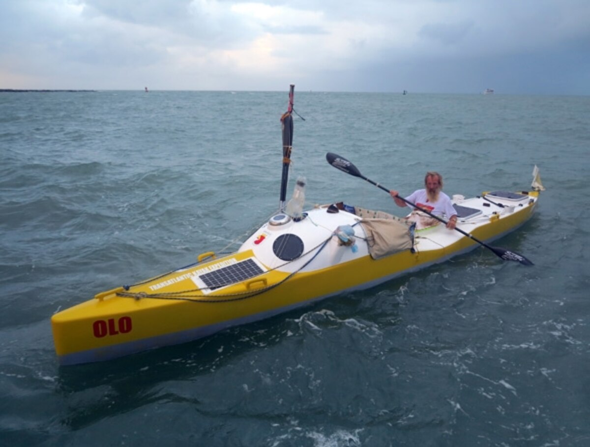 67-Year-Old Transatlantic Kayaker’s Goal Achieved, Expedition Continues