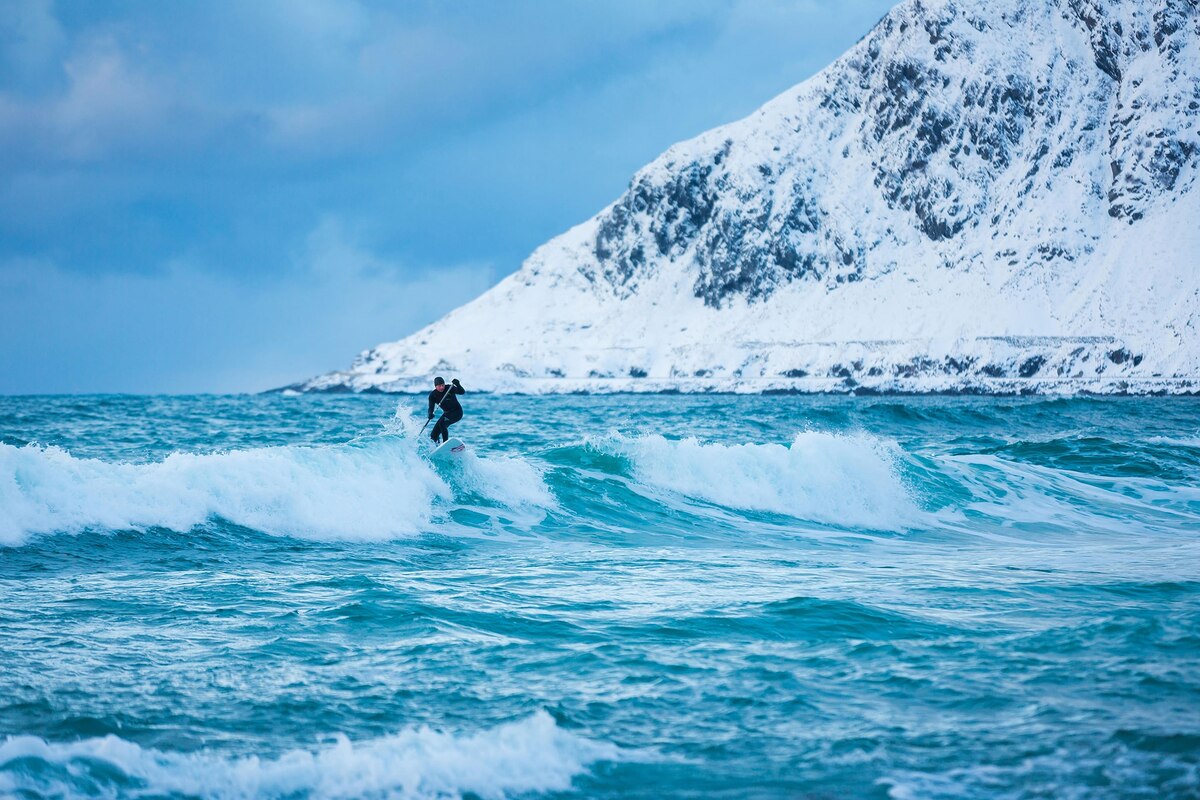 Surf Massive Waves Along Norway's Coast