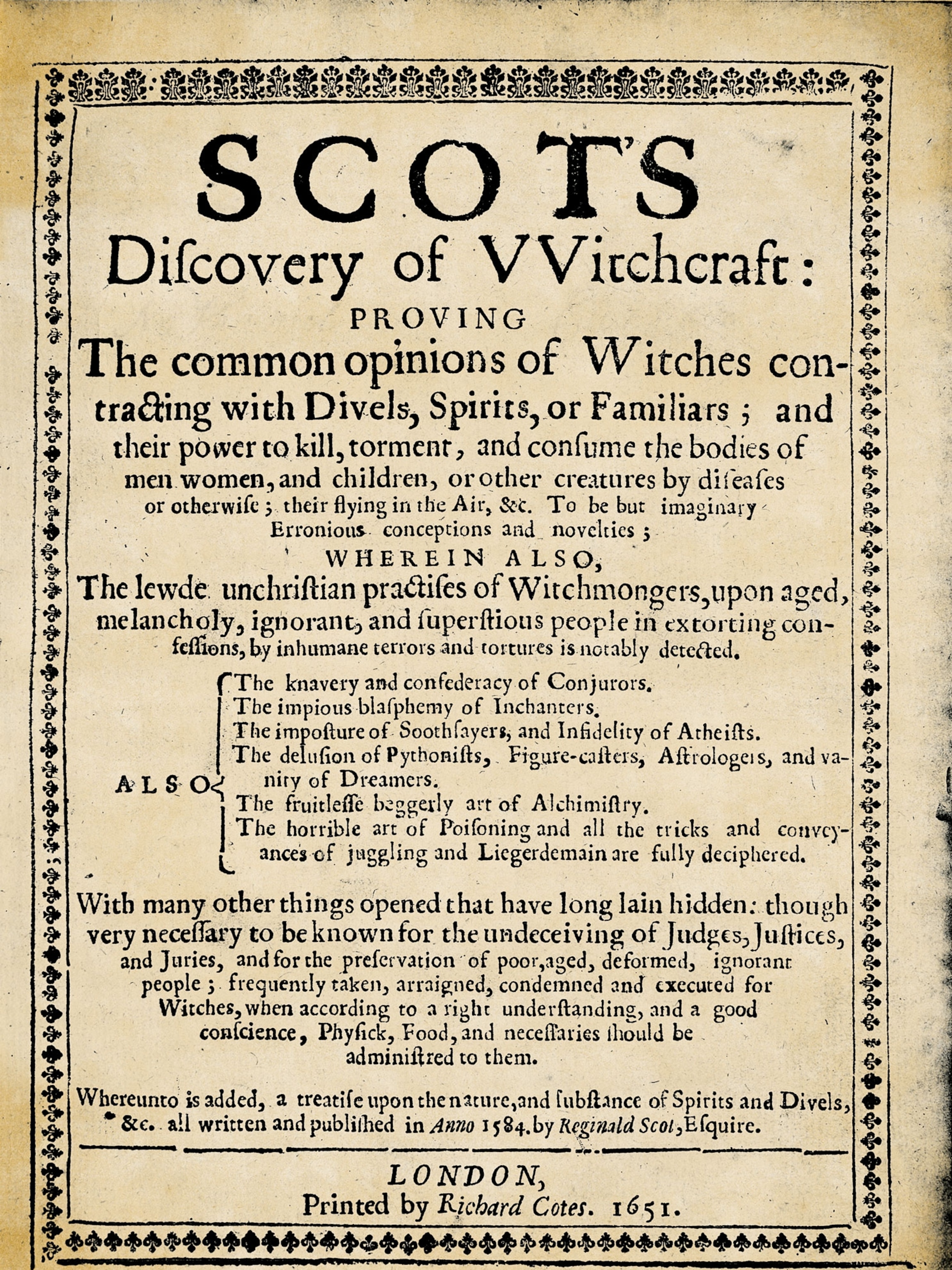 King James I and the Witch Hunts of Scotland