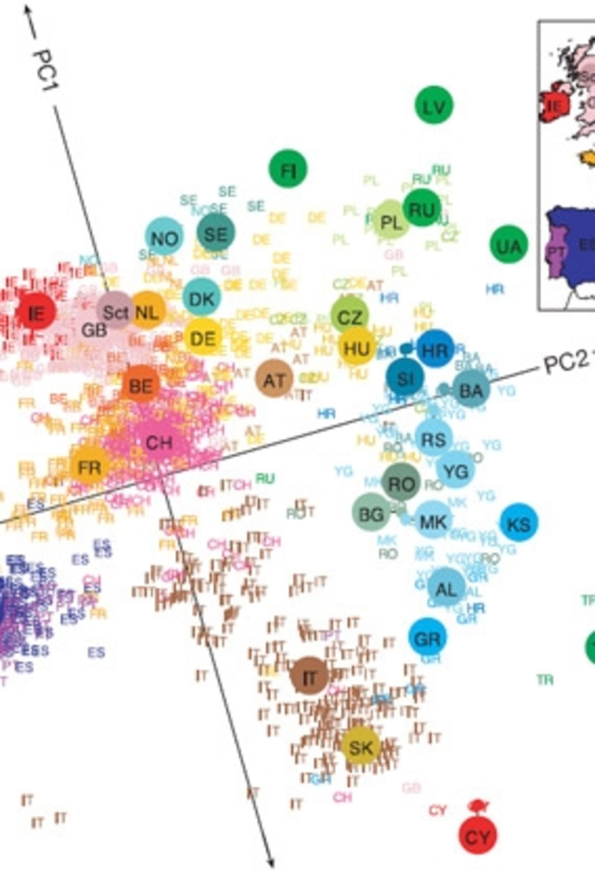 Genetic Makeup Of Europe | Saubhaya Makeup