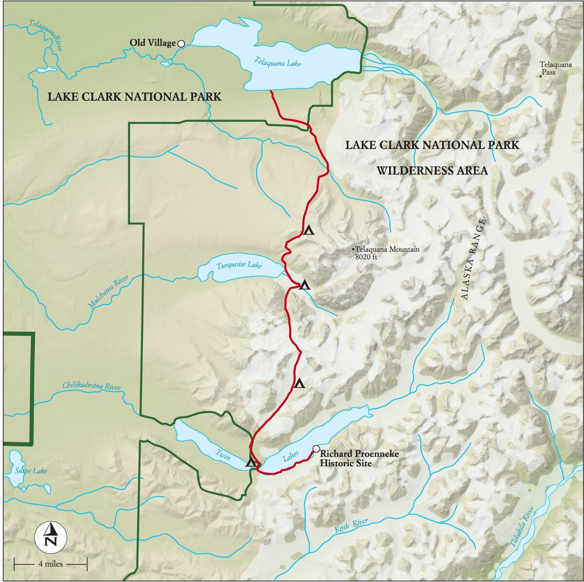 Best Lake Clark National Park Hike, Trail Map -- National Geographic
