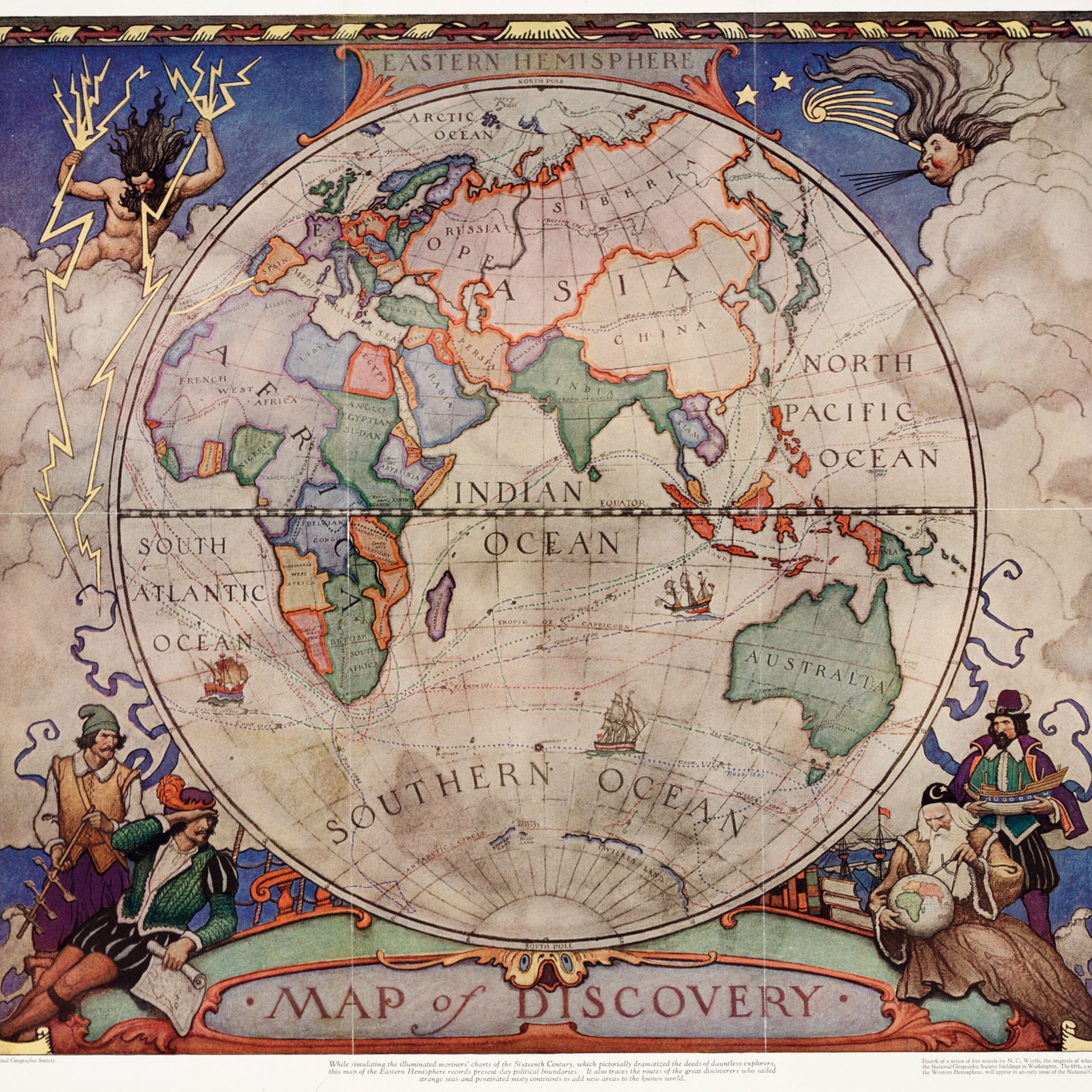 Discover Fascinating Vintage Maps From National Geographic's Archives