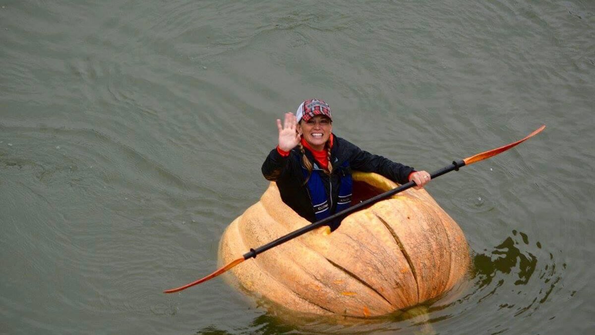 How Far Could You Paddle in a Pumpkin? | National Geographic