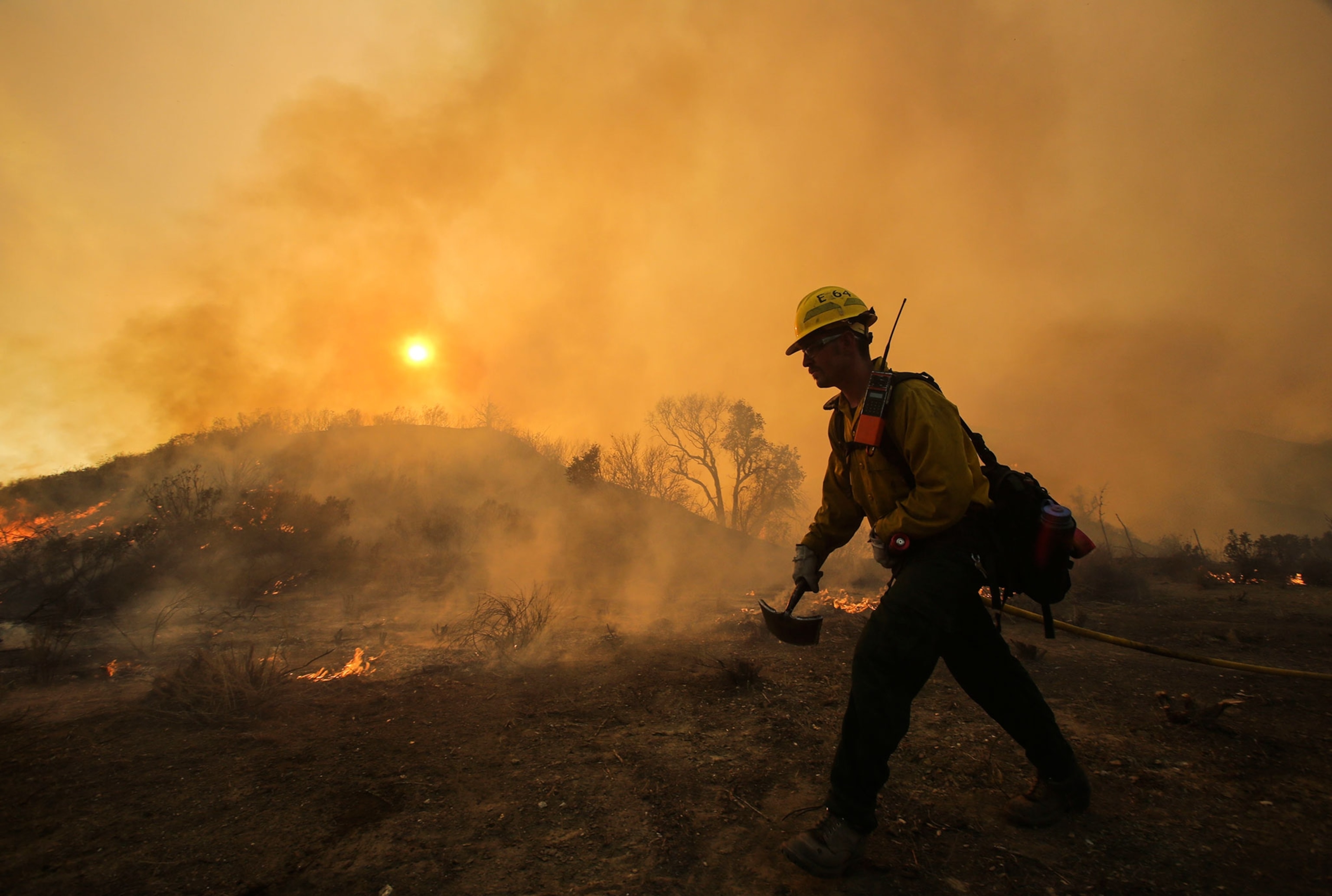 See the Hellscape Created by the Raging Sand Fire | National Geographic