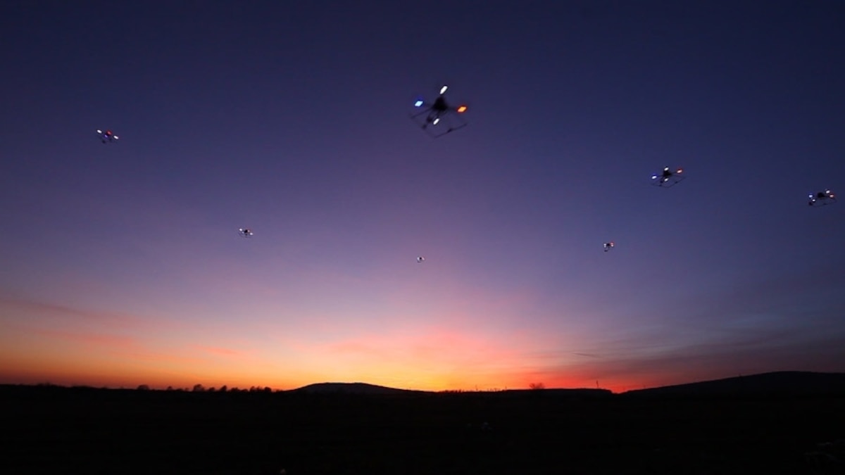 A Bird-Like Flock of Autonomous Drones | National Geographic