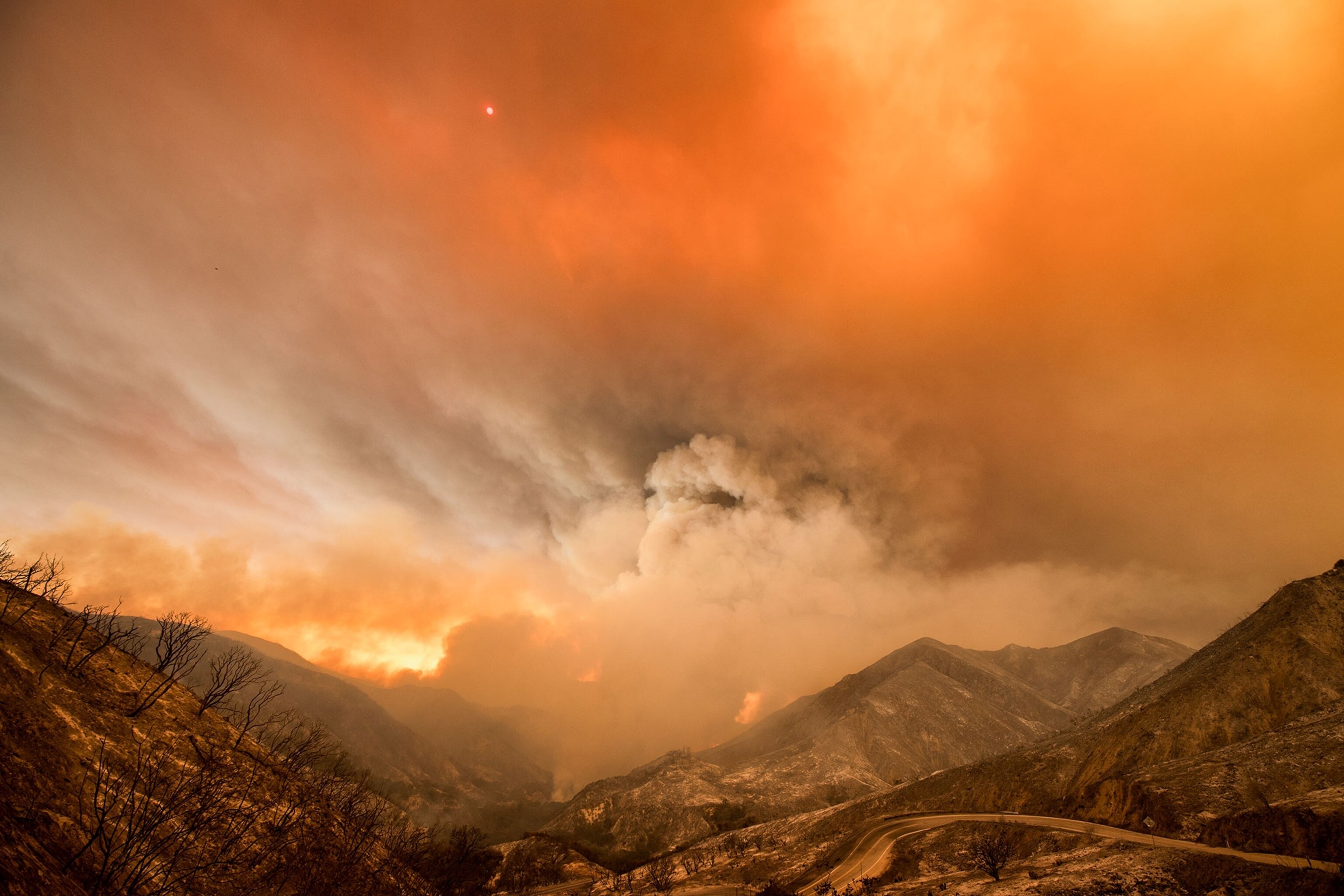 As the Santa Rosa Fire Spreads, See Inside Photographs of Wildfires