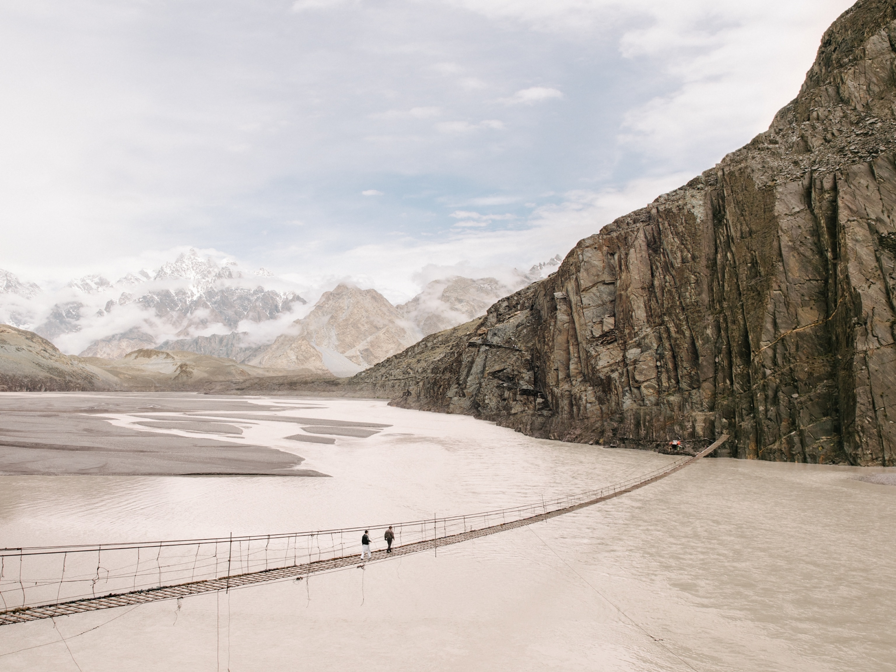This bridge in northern Pakistan is a surreal span
