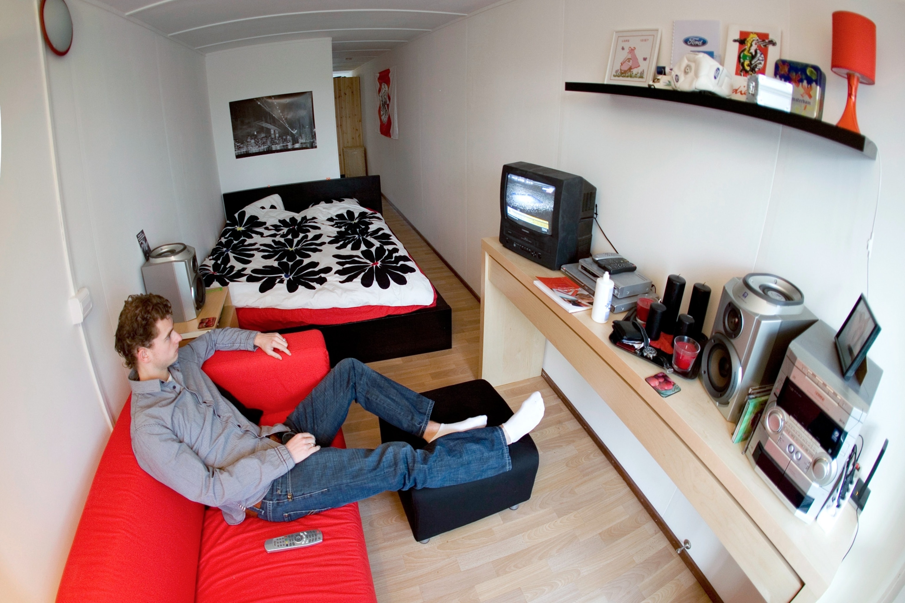 Pictures: Amsterdam's Lean, Green Shipping Container Homes