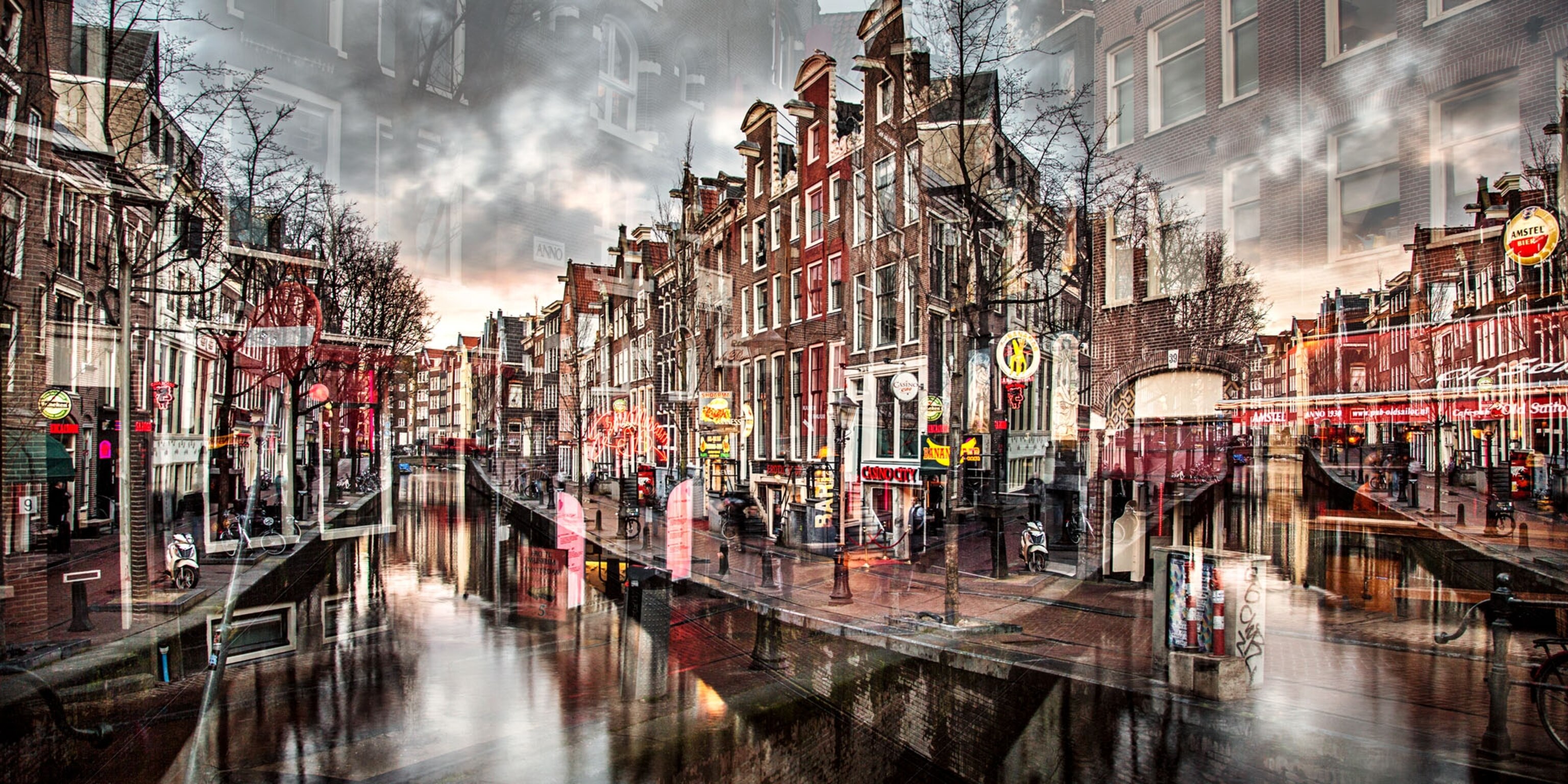 Nicolas Ruel takes pictures of cities in a single eight-second exposure