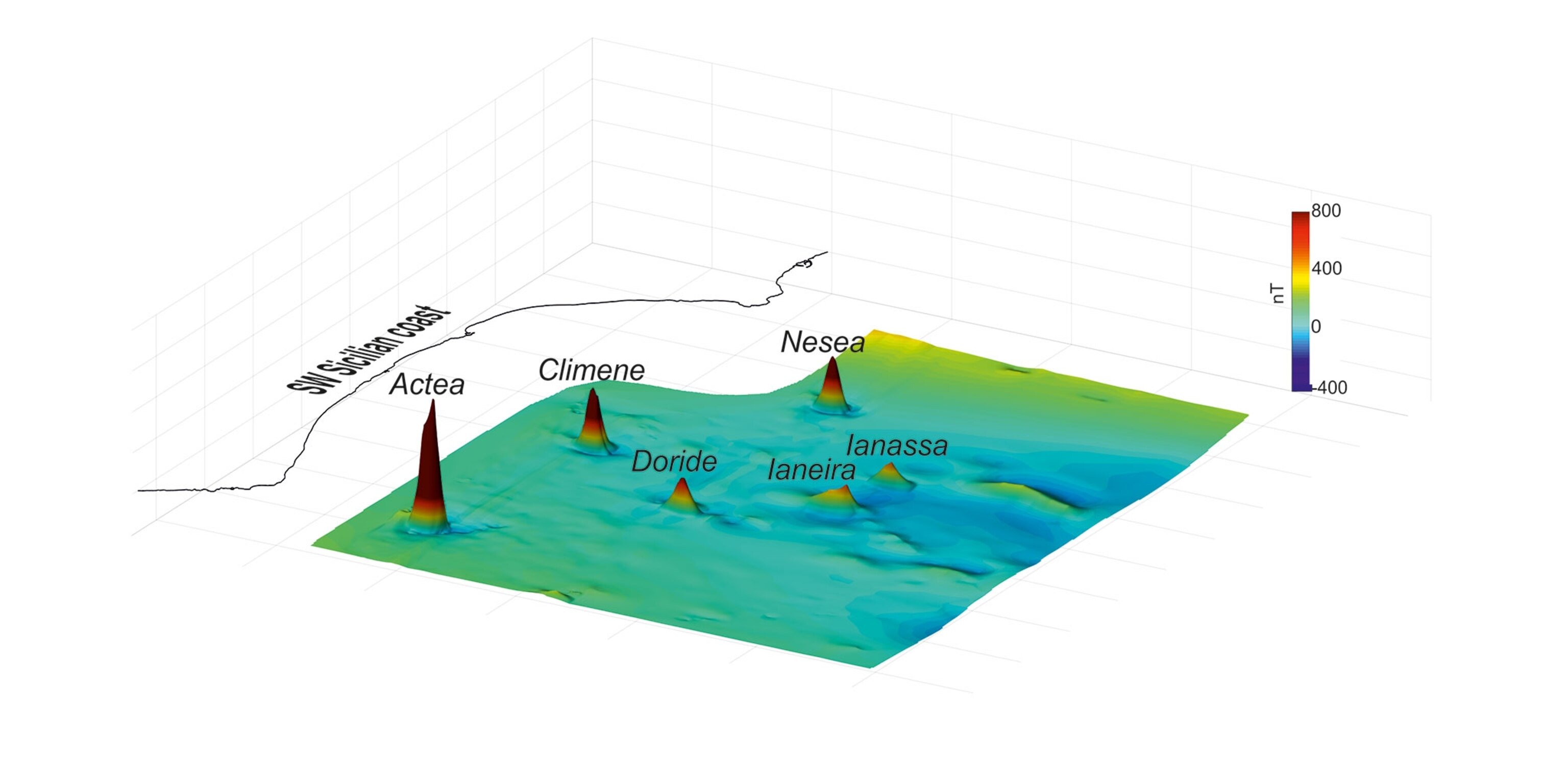 Six underwater volcanoes found hiding in plain sight