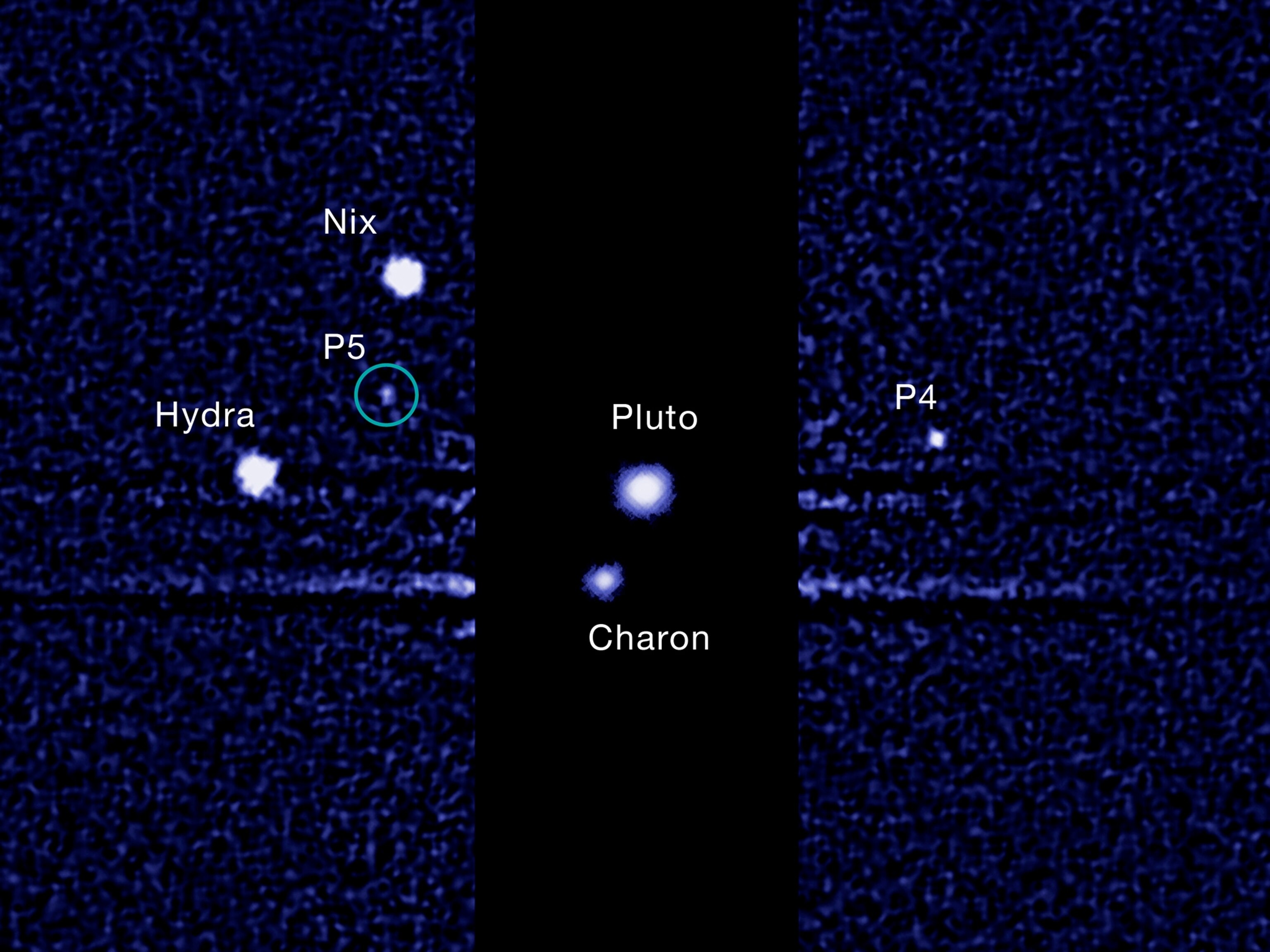 New Pluto Moon Found—"Fringe Benefit" of Search for Risky Rings