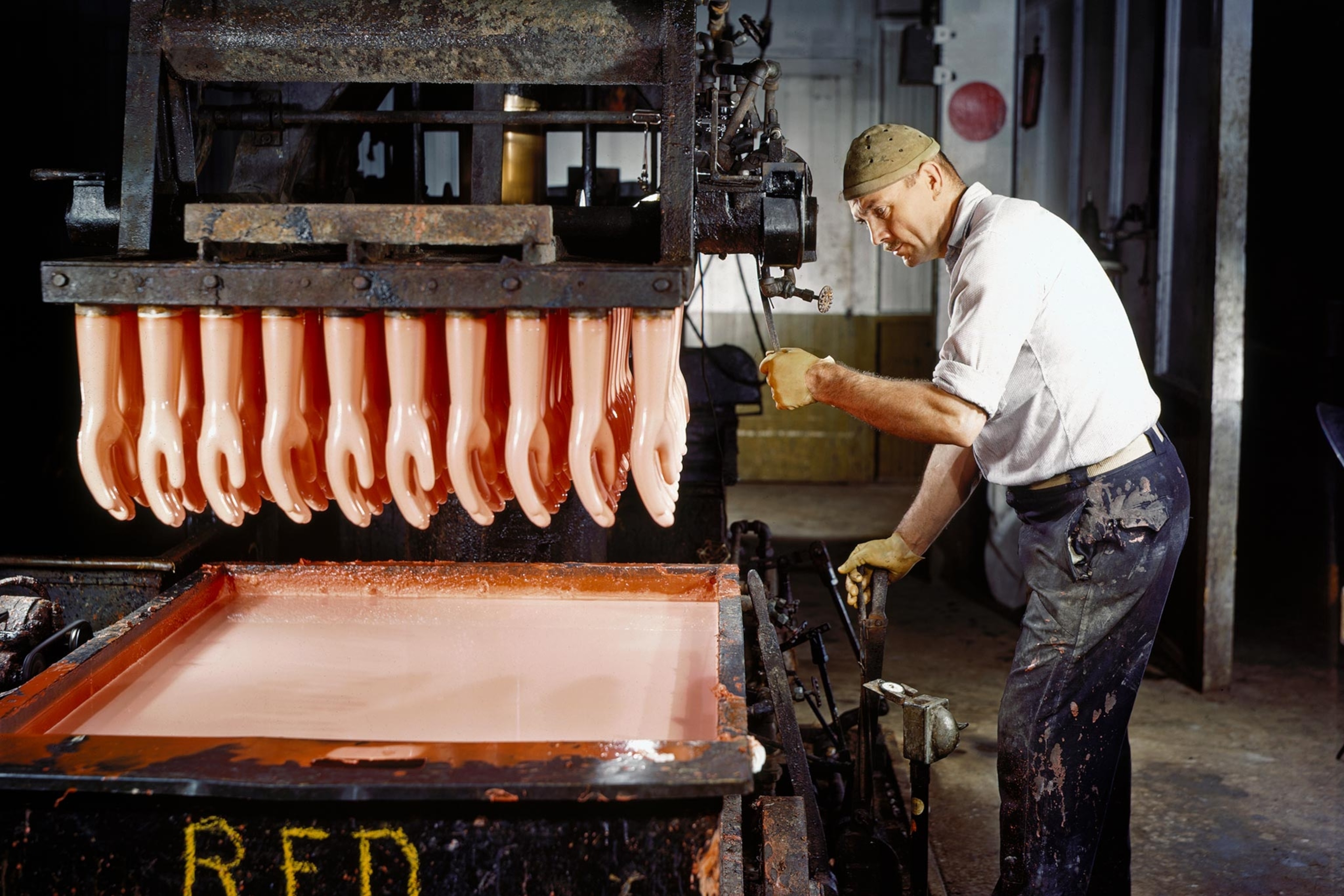 Before plastic, rubber filled American homes
