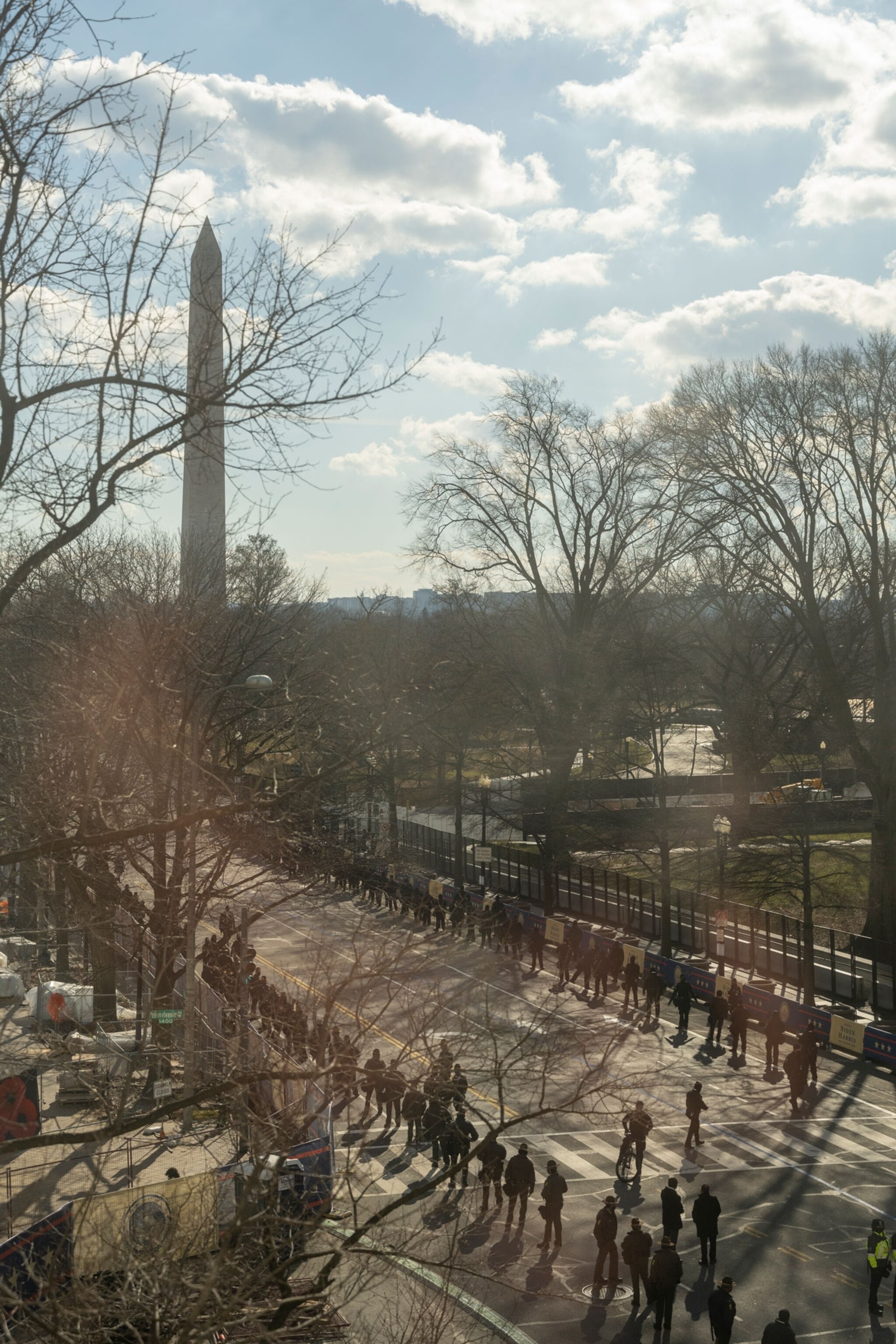 As inauguration looms, Washington D.C. goes still
