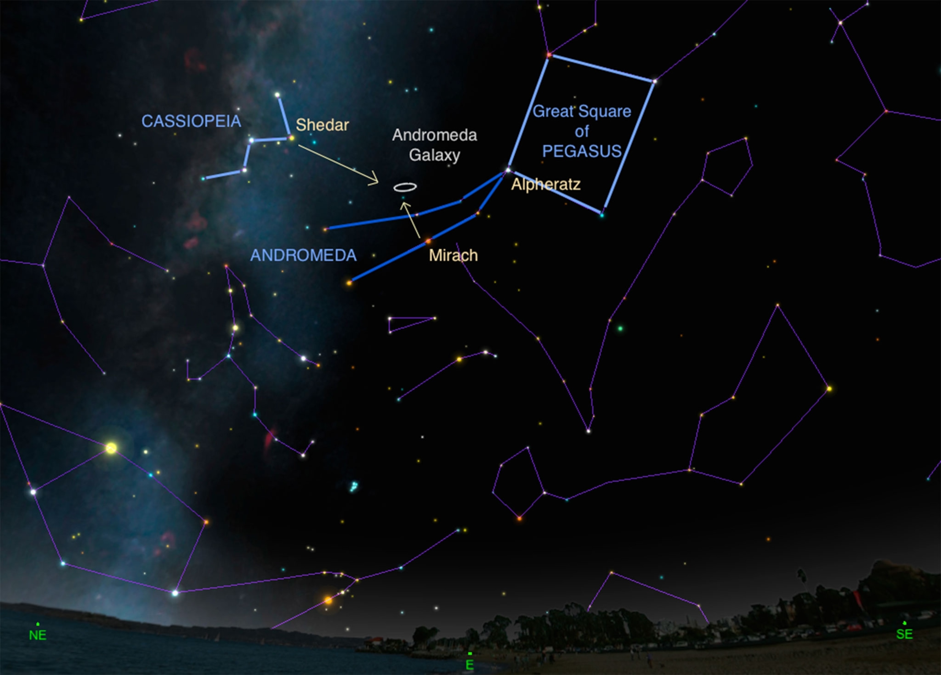 This Week’s Night Sky: Andromeda Time Machine | National Geographic