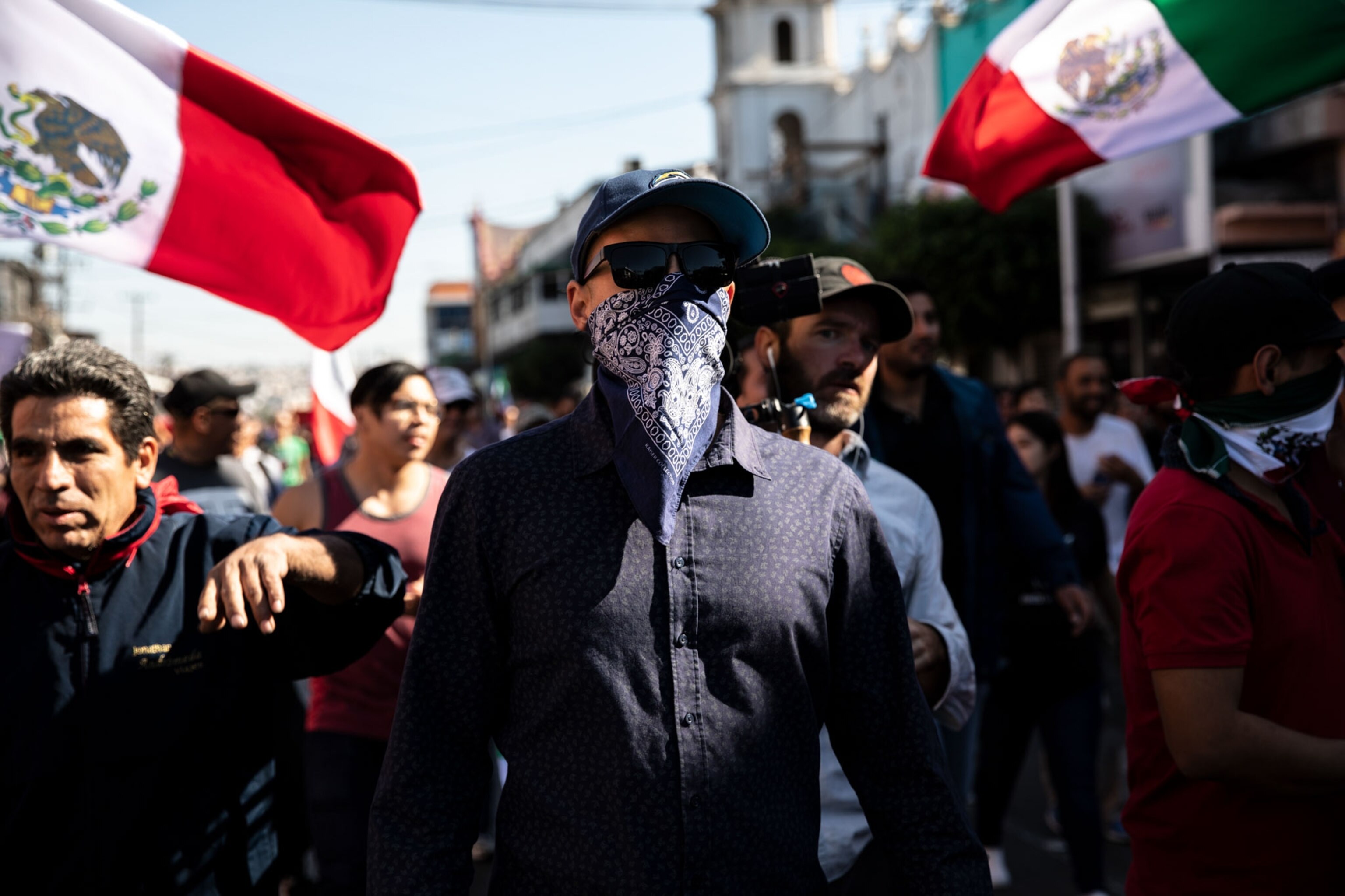Pictures of the migrant caravan show resilience at the Tijuana border