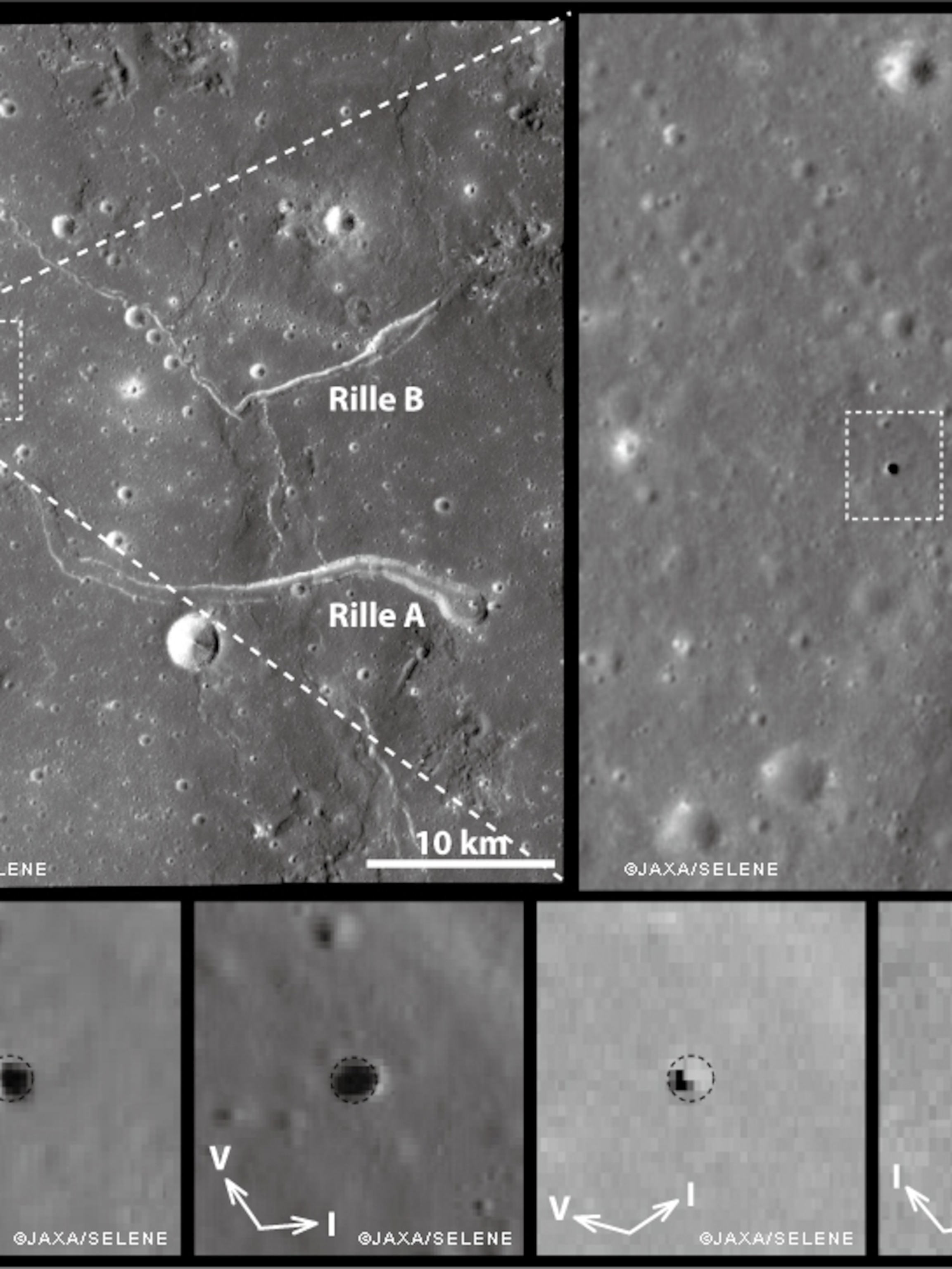 Rilles On The Moon