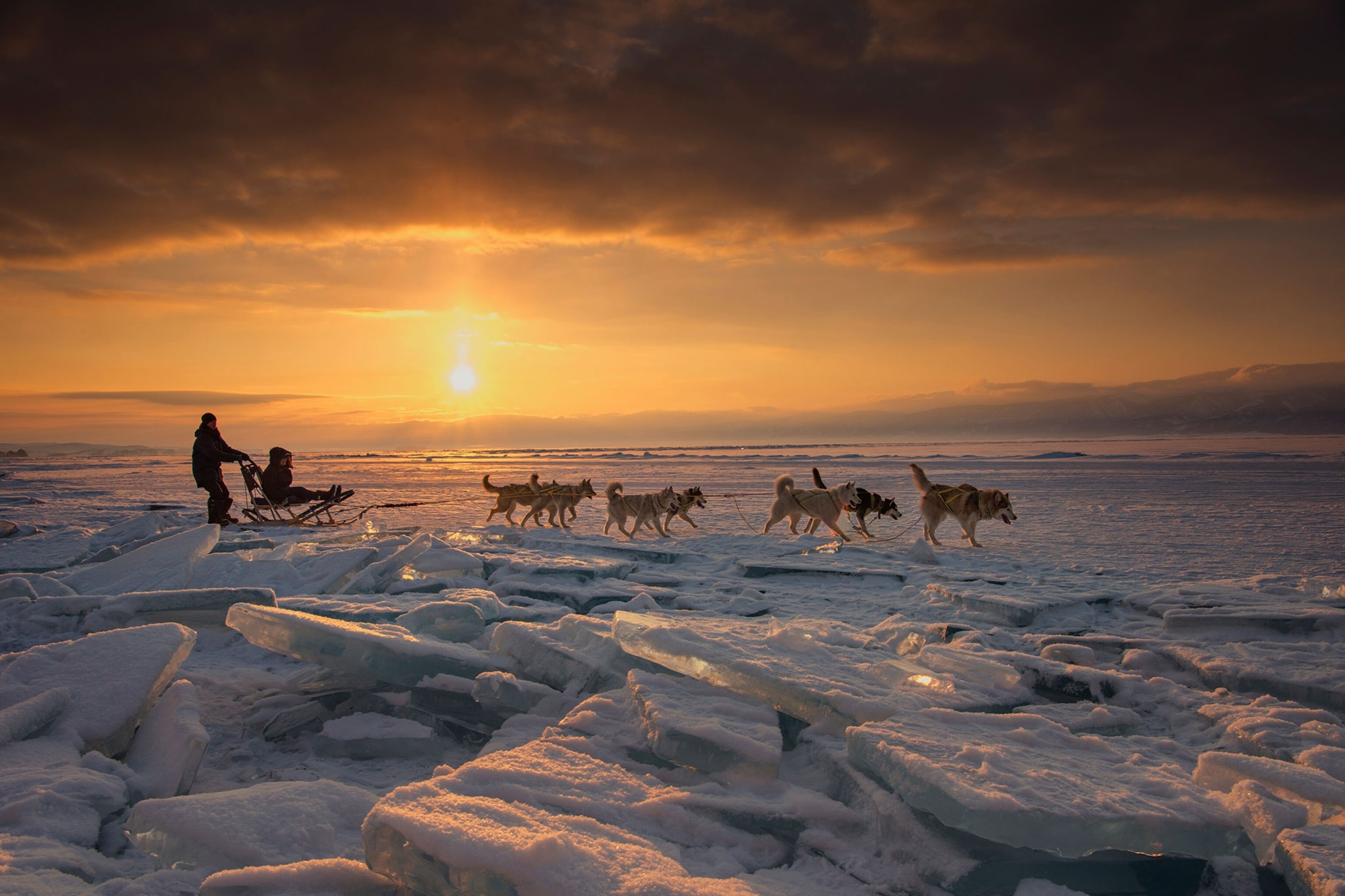 Images of Adventure Sports in Siberia, Russia