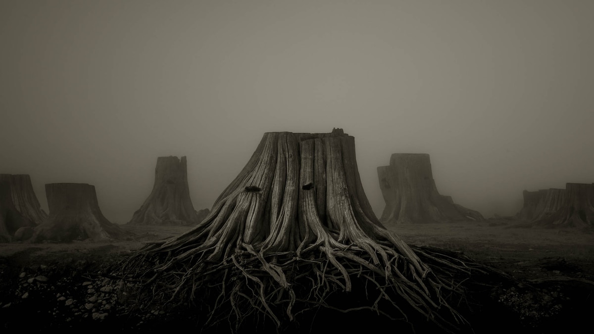 Spooky Tree Stumps Remind Us Why We Need Earth Day | National Geographic