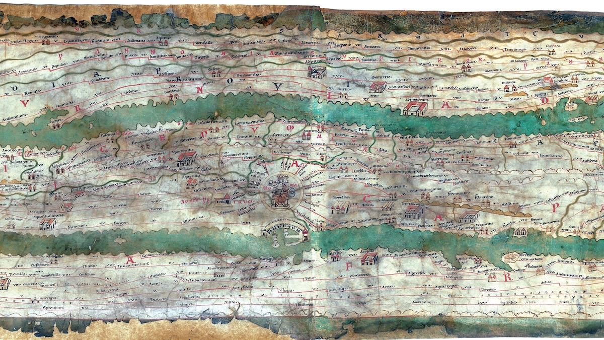 On This Fourth-Century Map, All Roads Really Do Lead to Rome | National ...