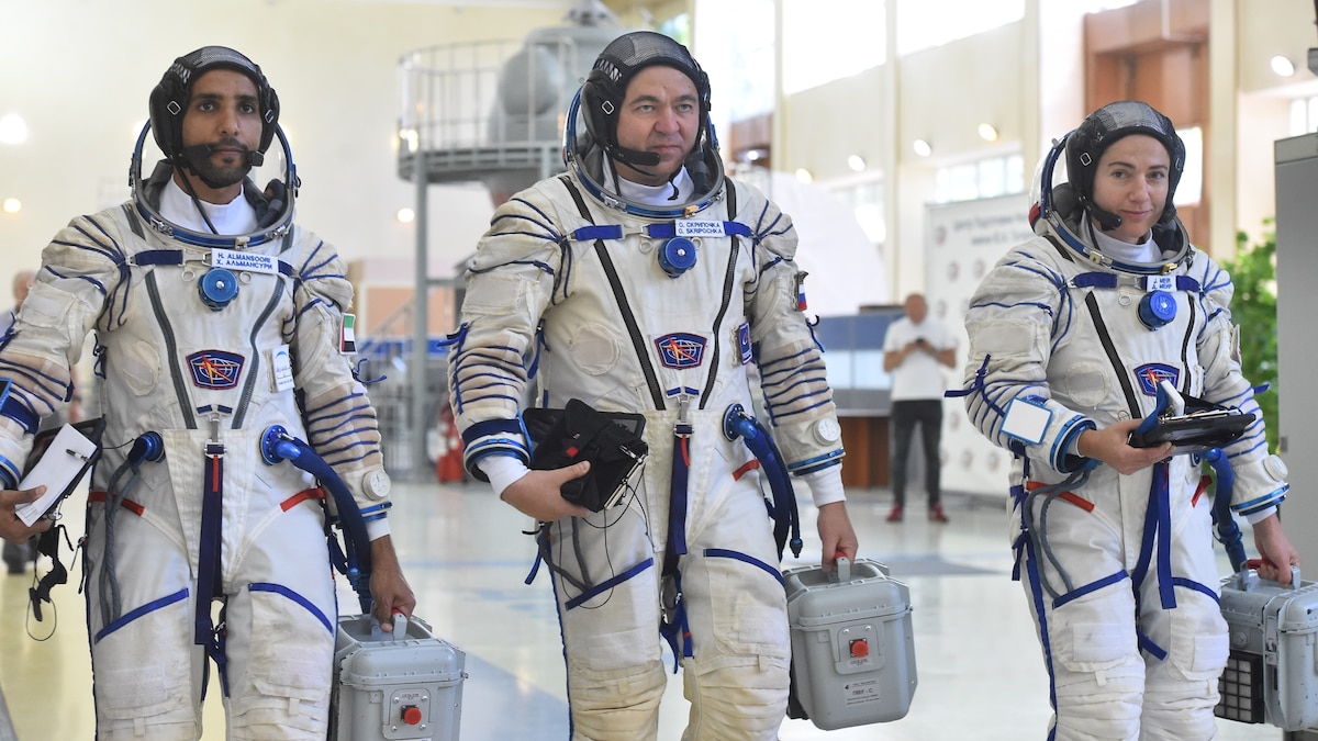 First Emirati astronaut's blast into space | National Geographic