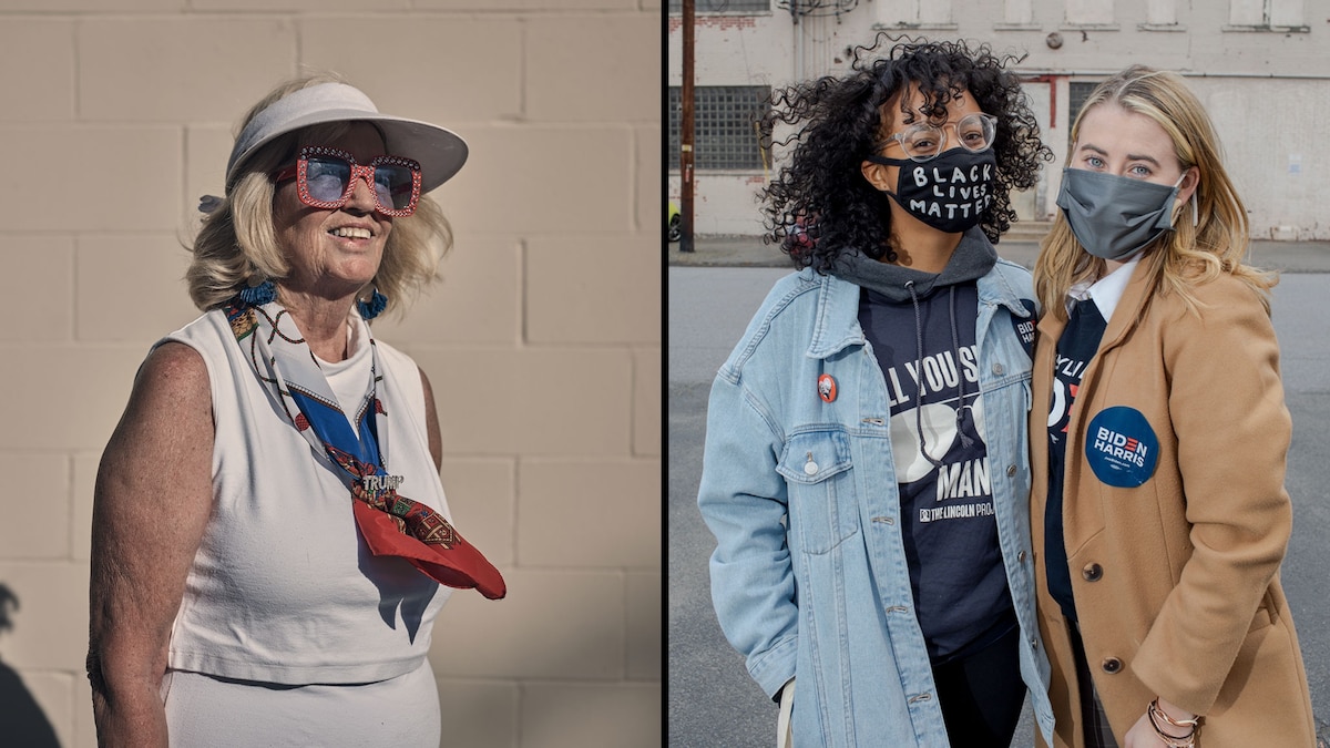 Pictures show the final days of a U.S. election like no other ...