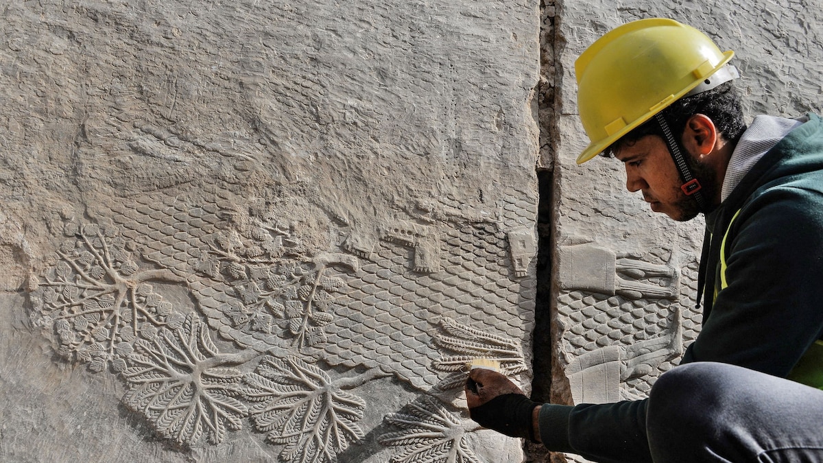 Stunning ancient artwork found at site attacked by ISIS | National ...