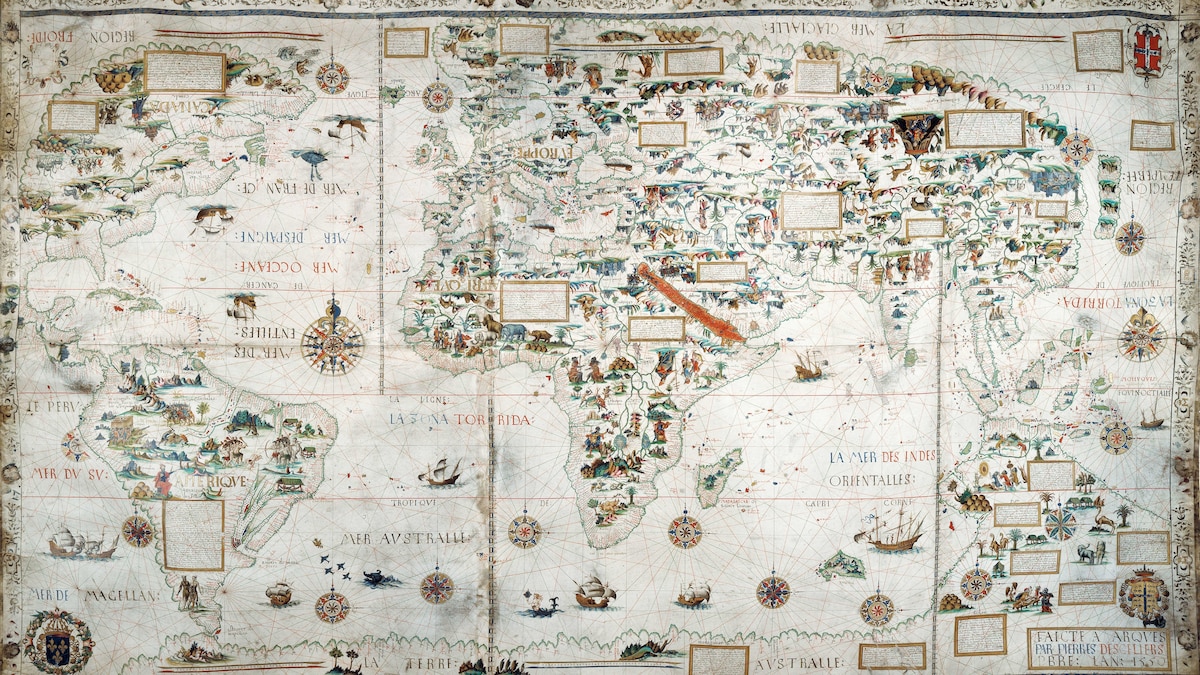 A Map Fit for a King Shows the World of 1550 | National Geographic