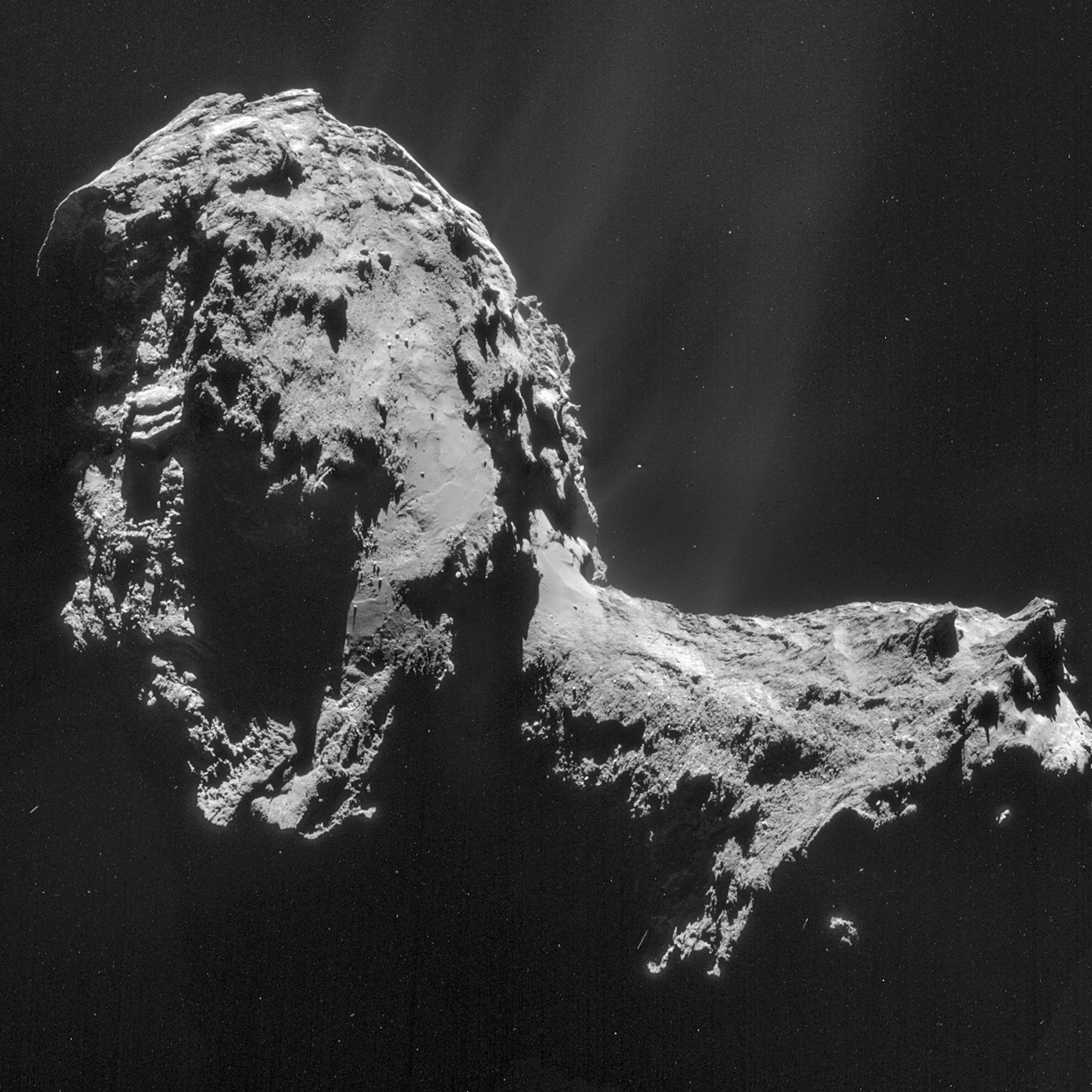 Why Comet 67P Looks Like a Rubber Ducky