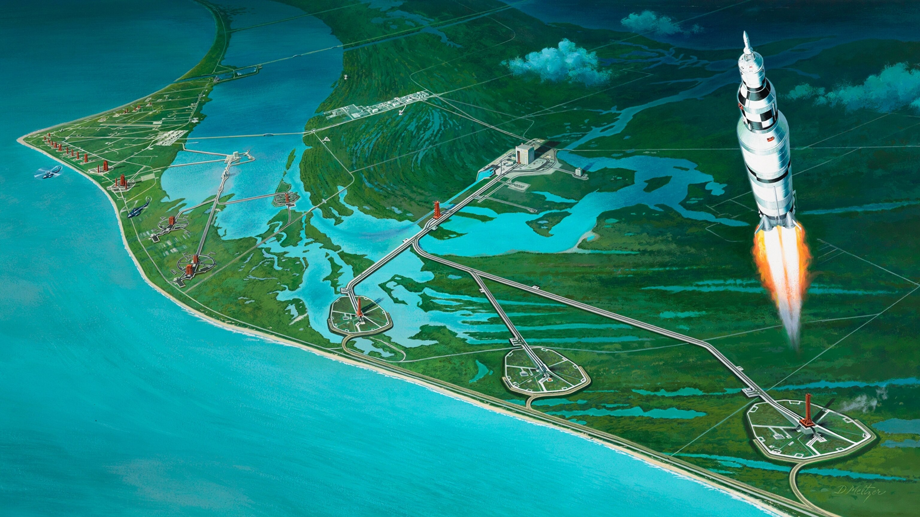 Apollo 11: See Our Vintage Moon Landing Illustrations