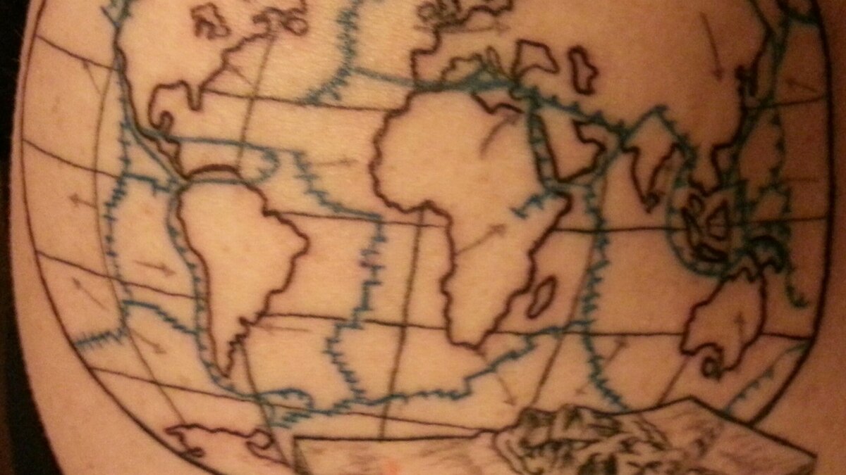 Tectonic Skin (Saturday Science Tattoo) | National Geographic