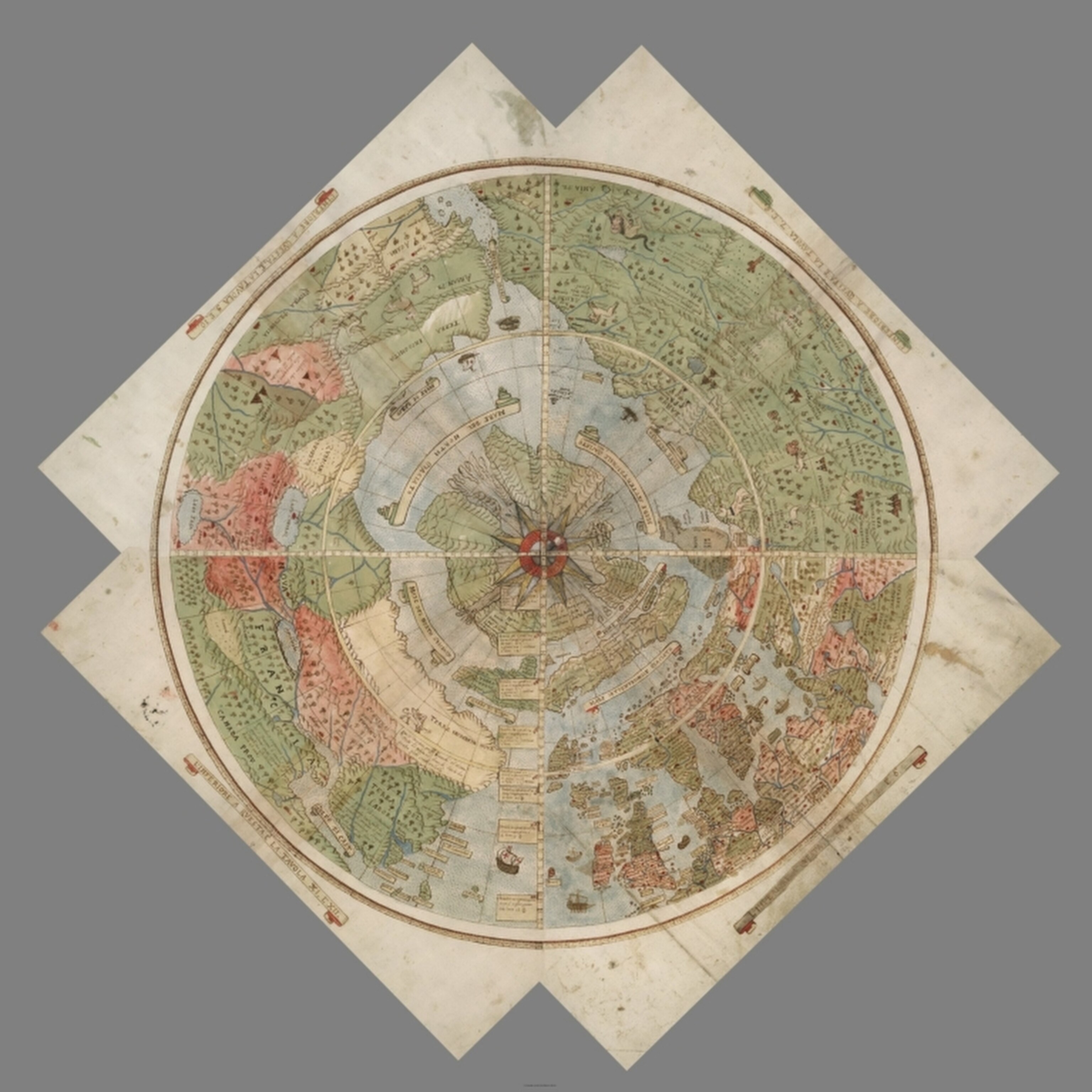 Bizarre, Enormous 16th-Century Map Assembled for First Time