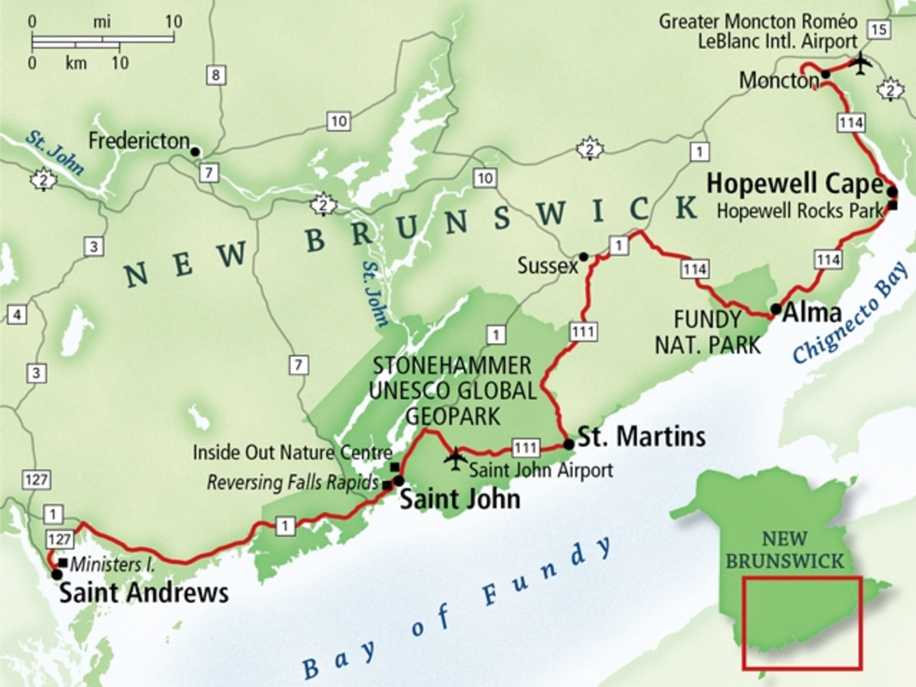 New Brunswick’s best road trip: wonders of highest tides