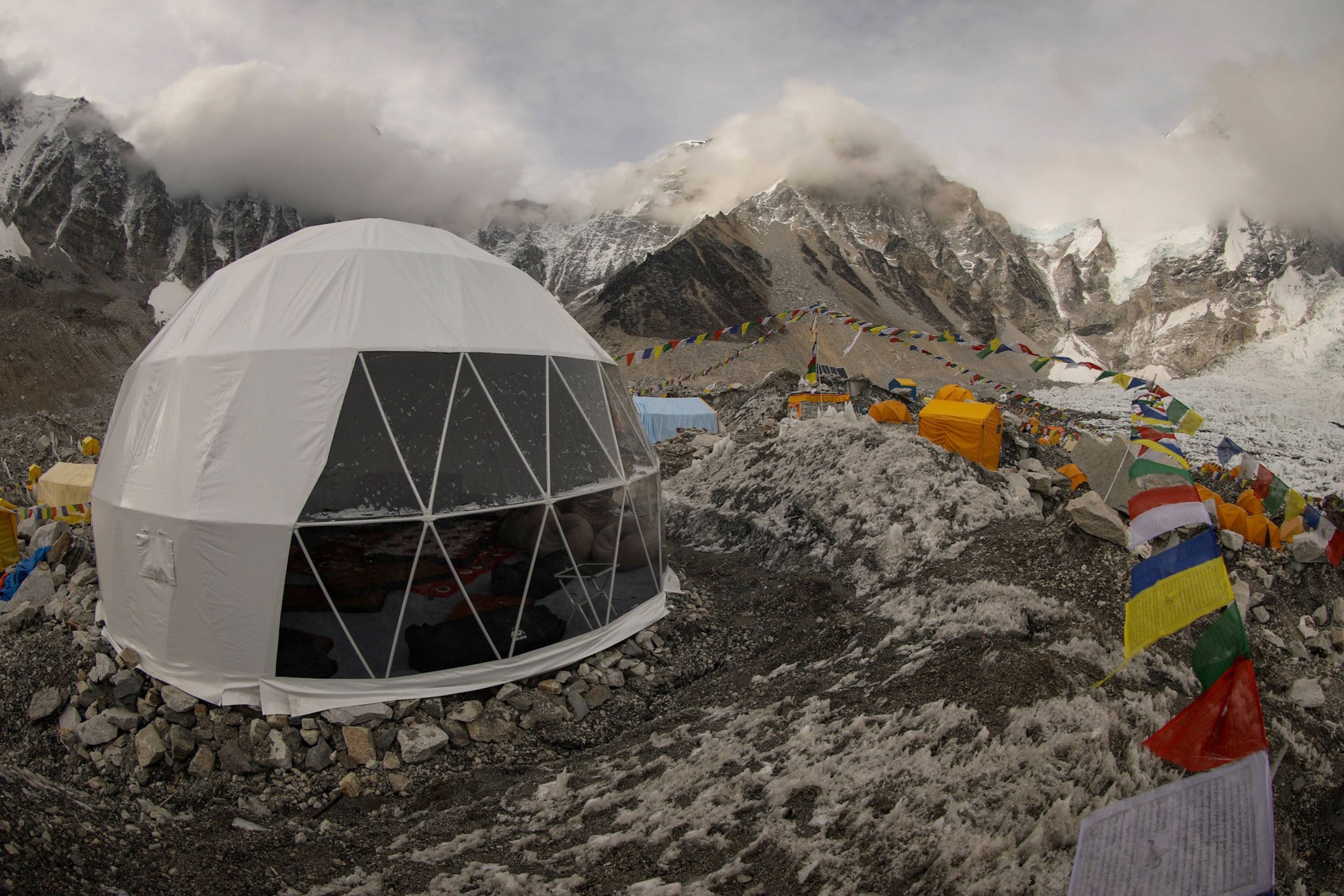 Take a tour of Everest Base Camp