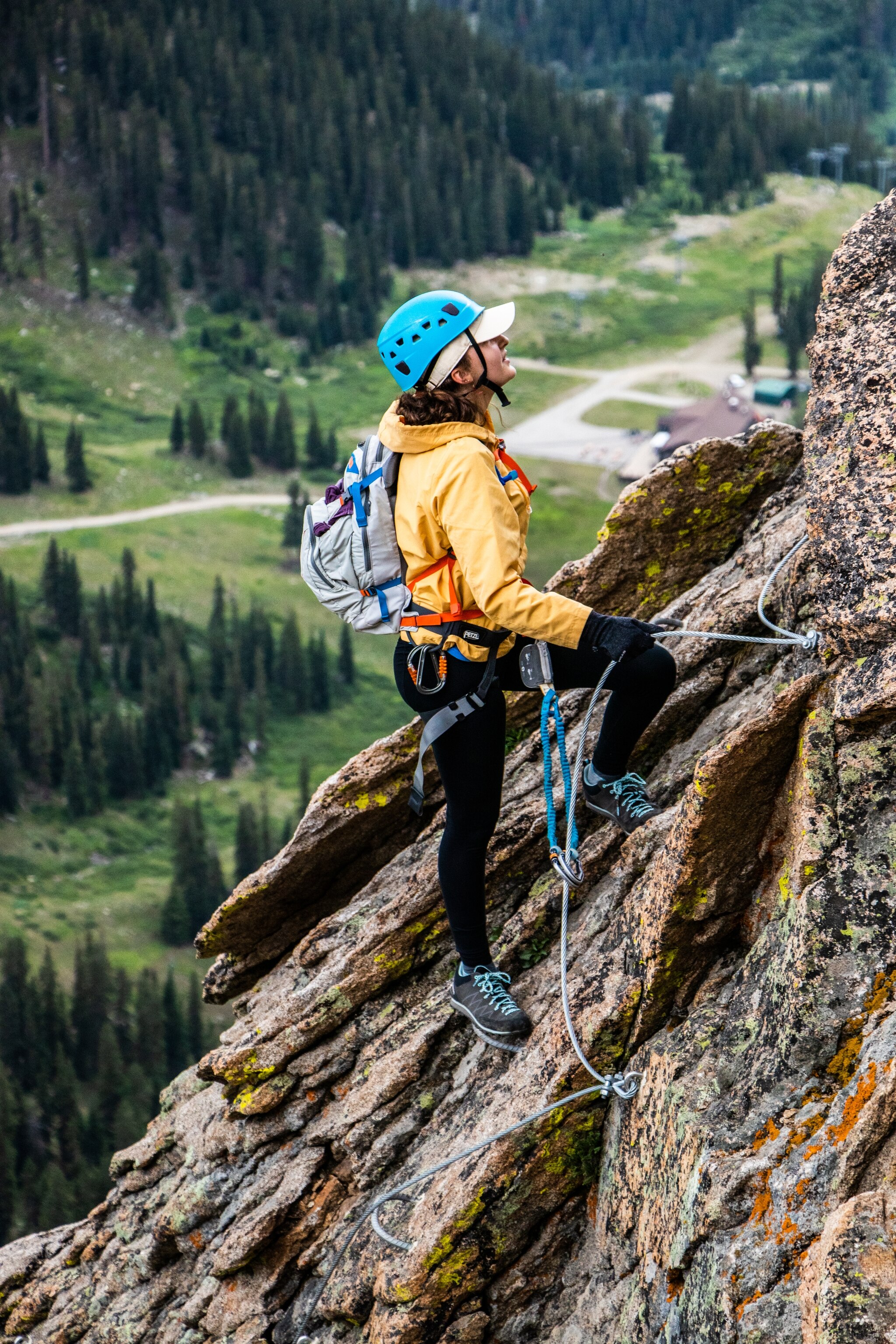 For riveting views, climb North America’s highest via ferrata