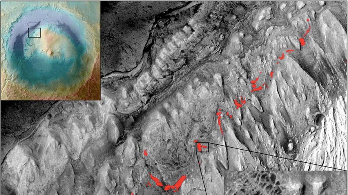 Deep Water May Have Surrounded Ancient Mars Mountain | National Geographic