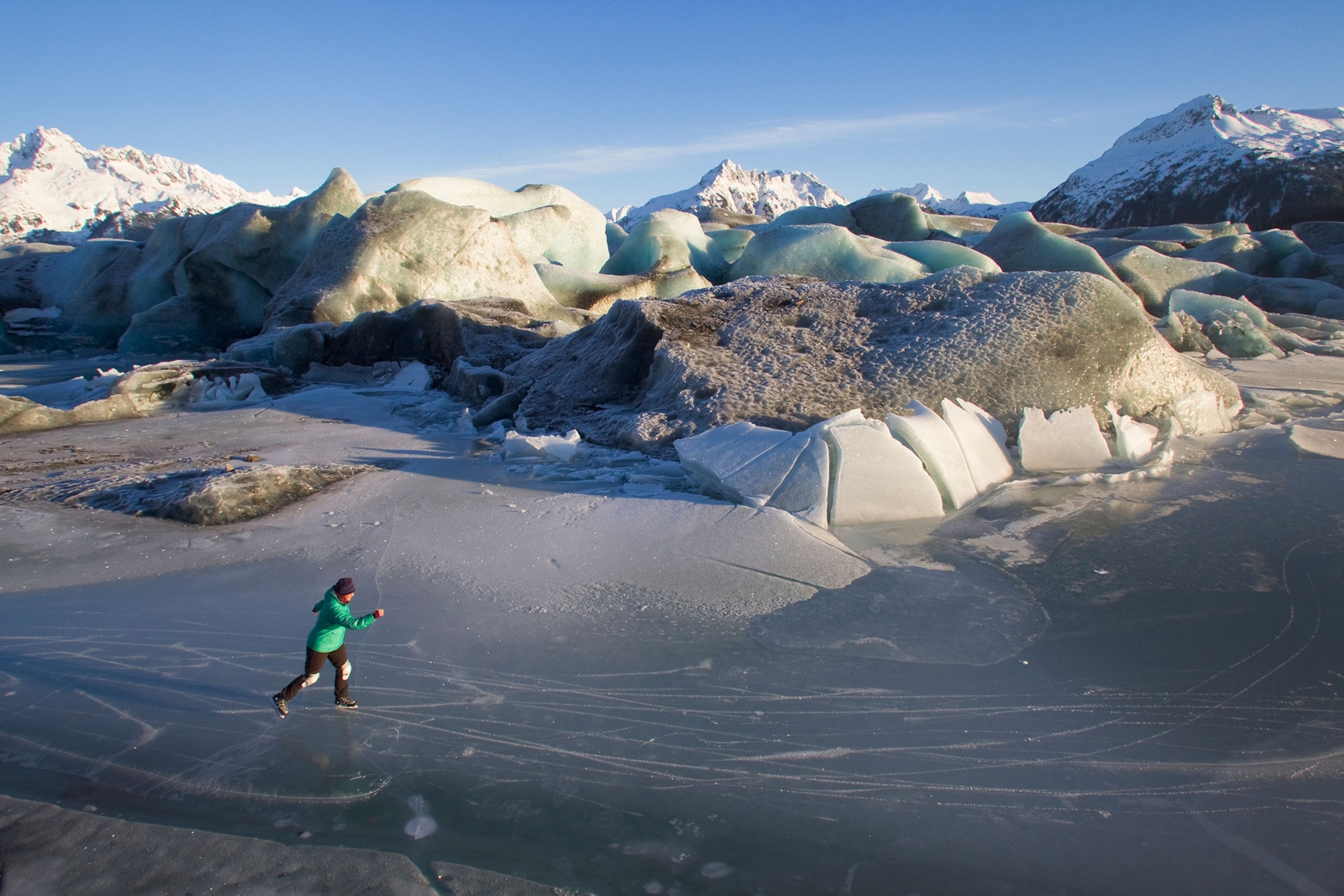 ‘It really is like flying.’ Explore wild skating on nature’s ice