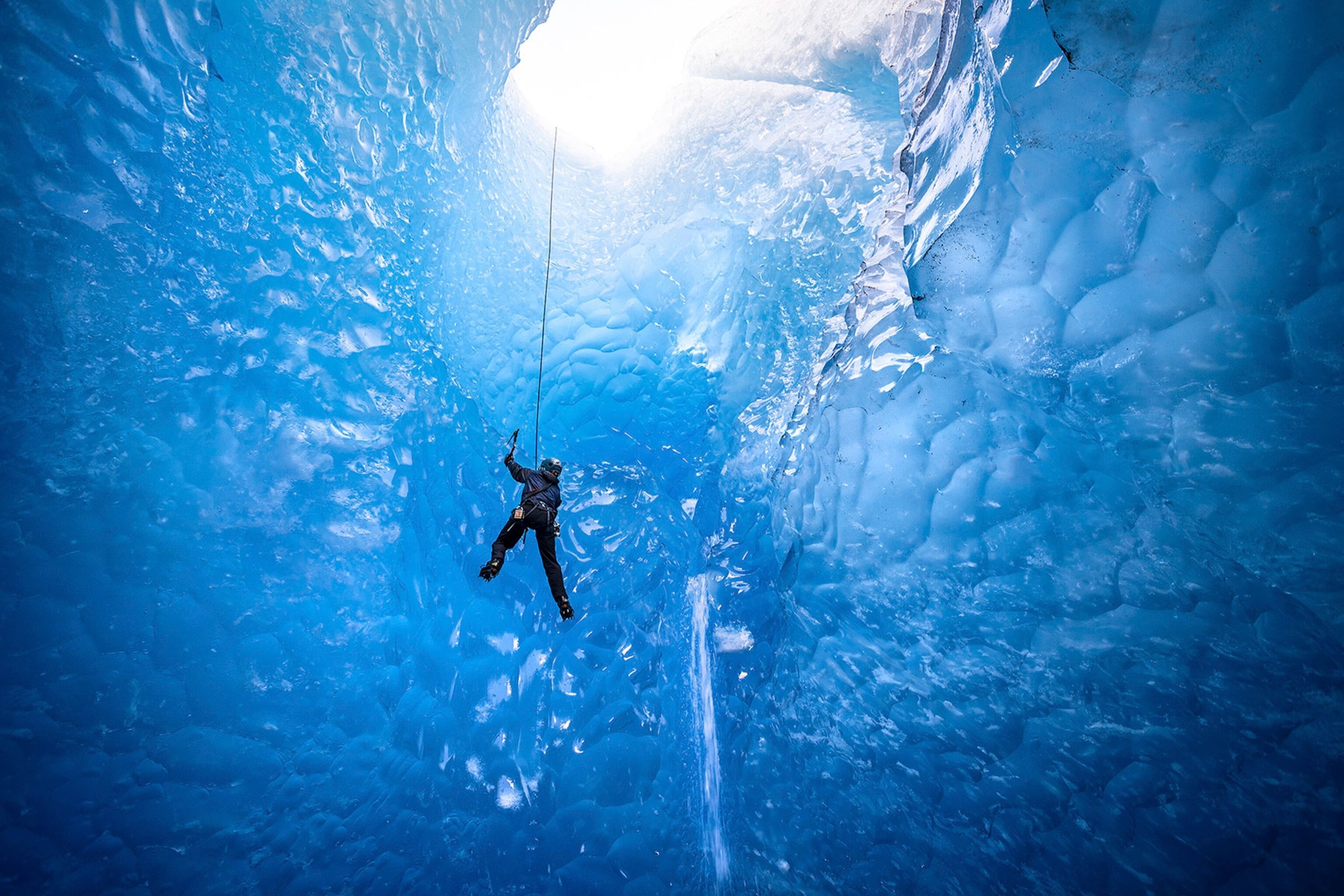 Ice Skate Through Frozen Wilderness in Alaska