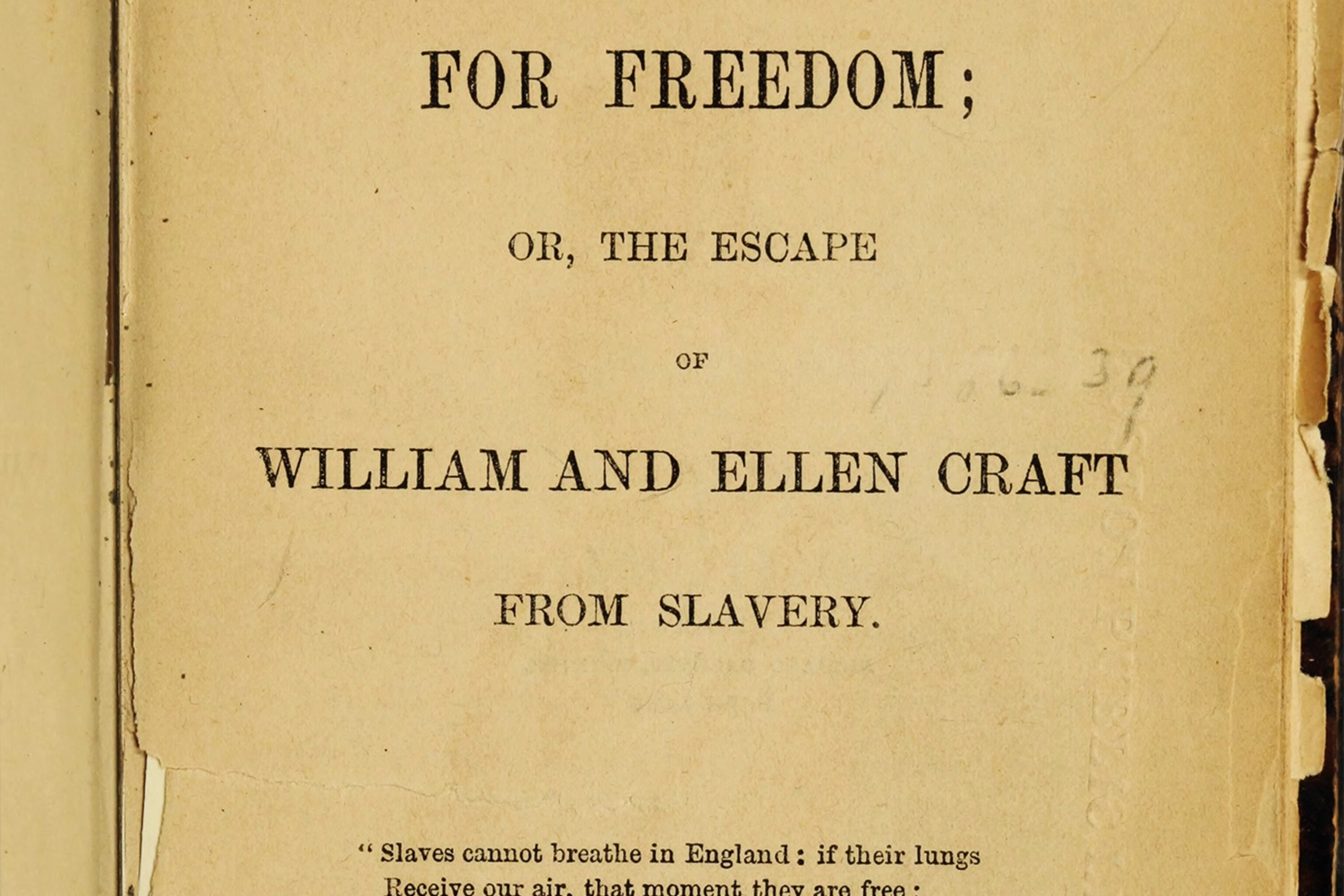 Escape From Slavery Five Journeys To Freedom