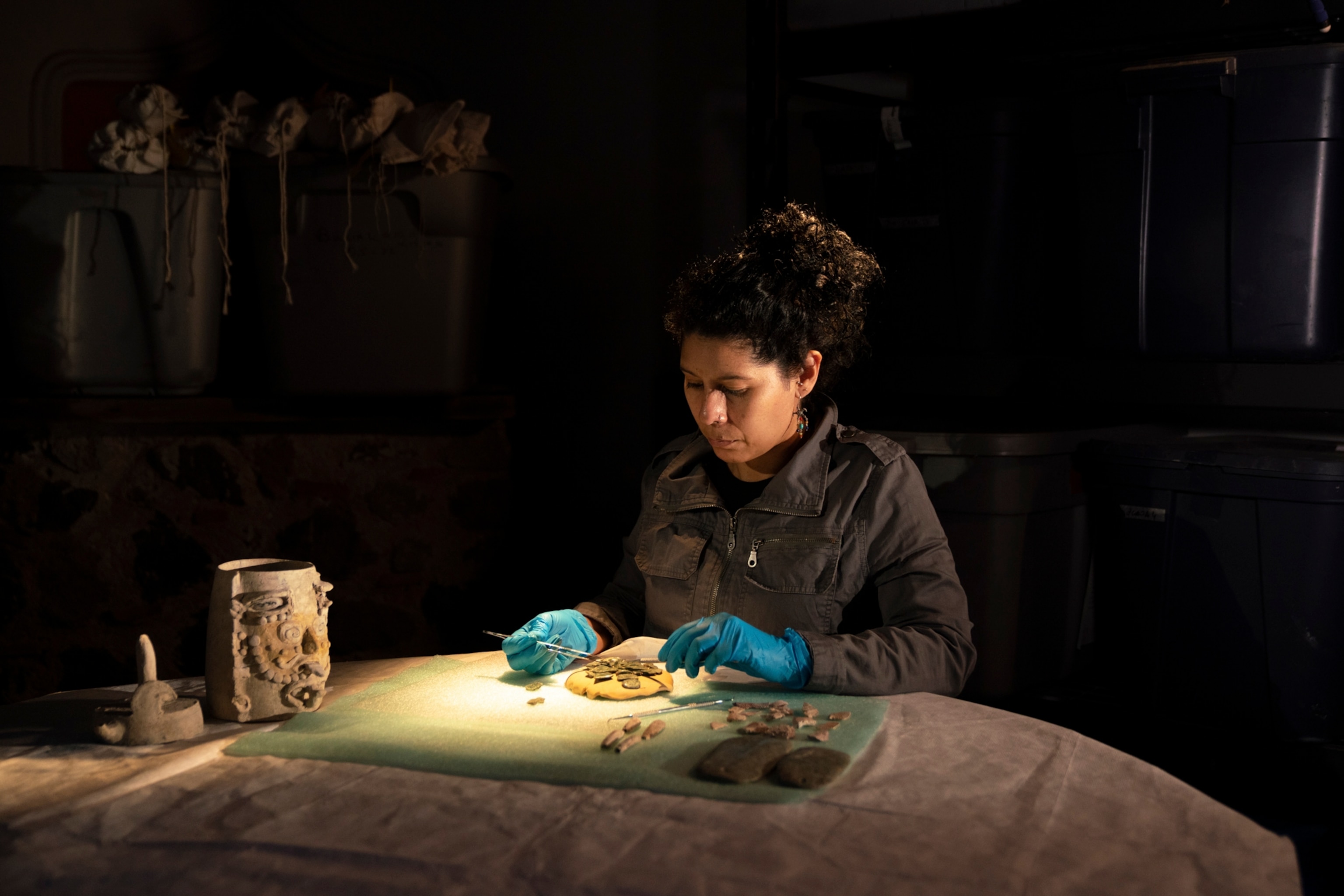 Stunning jade mask found inside the tomb of a mysterious Maya king