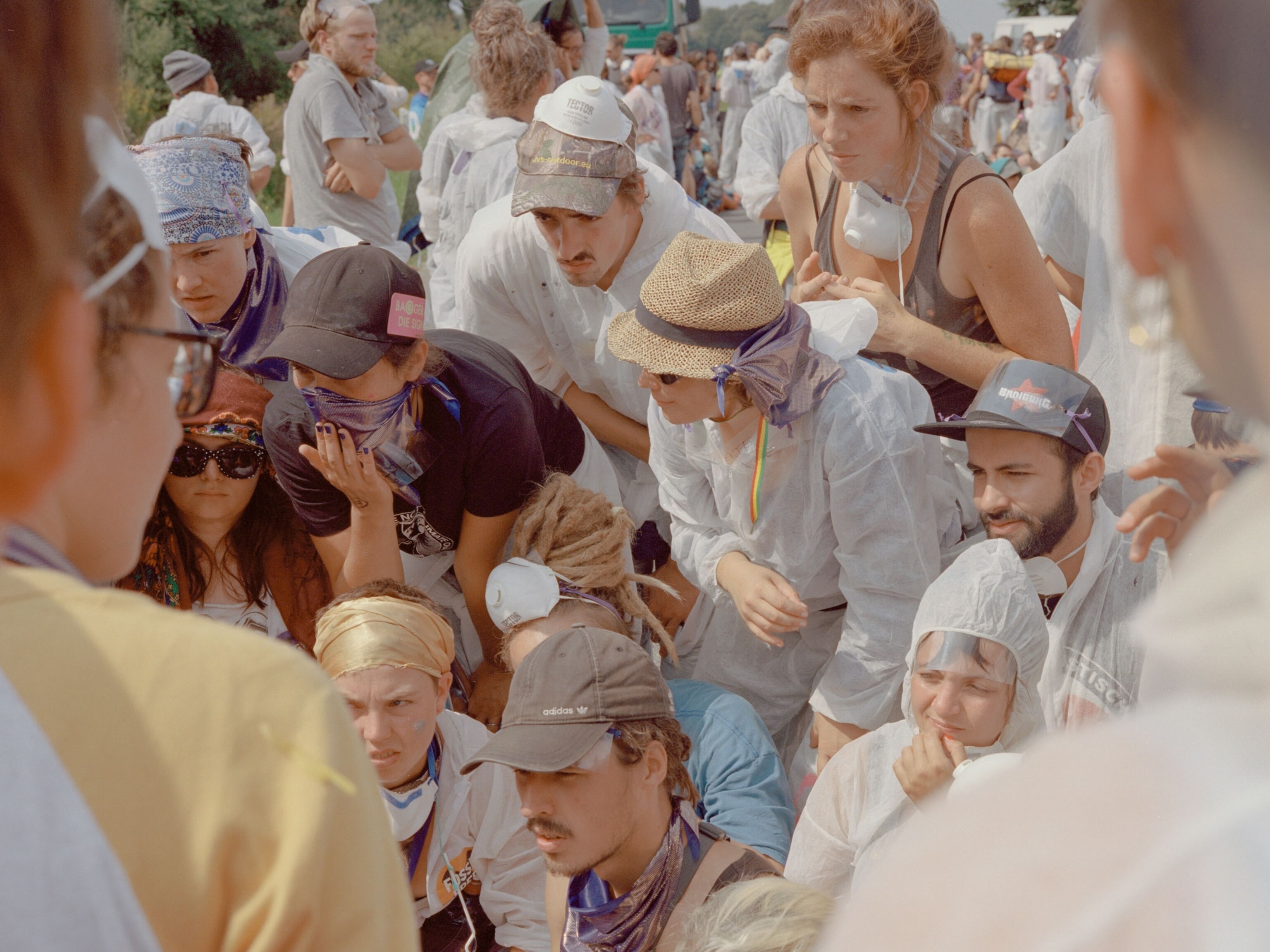 Photos of protests in Germany's Hambach forest