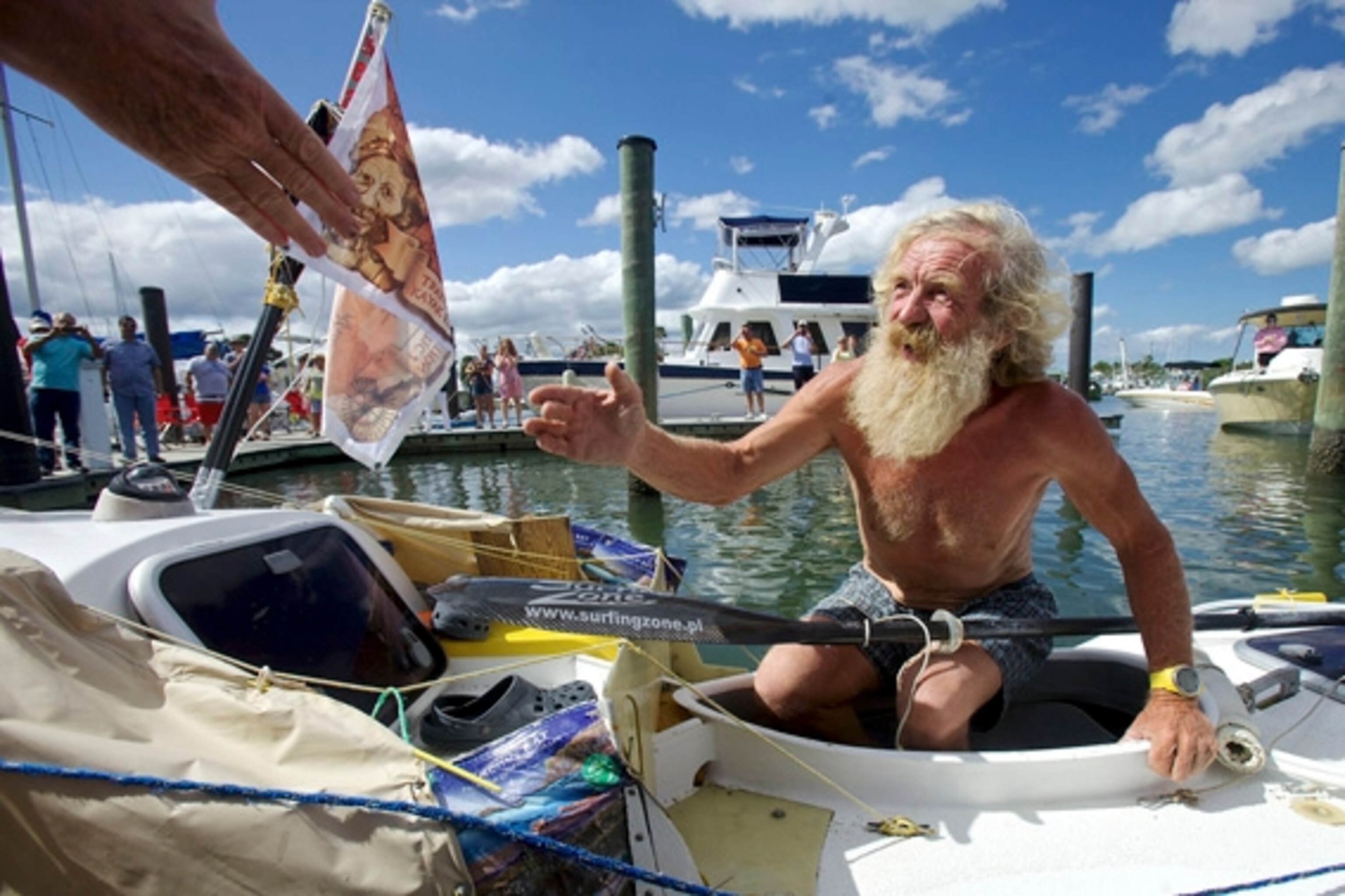 67-Year-Old Kayaker Finishes Transatlantic Crossing