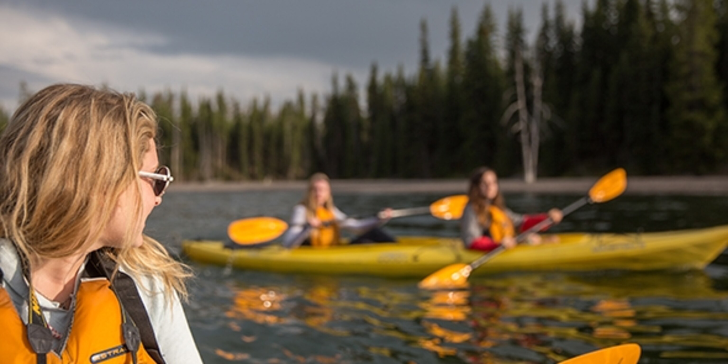 Kayaking Yellowstone National