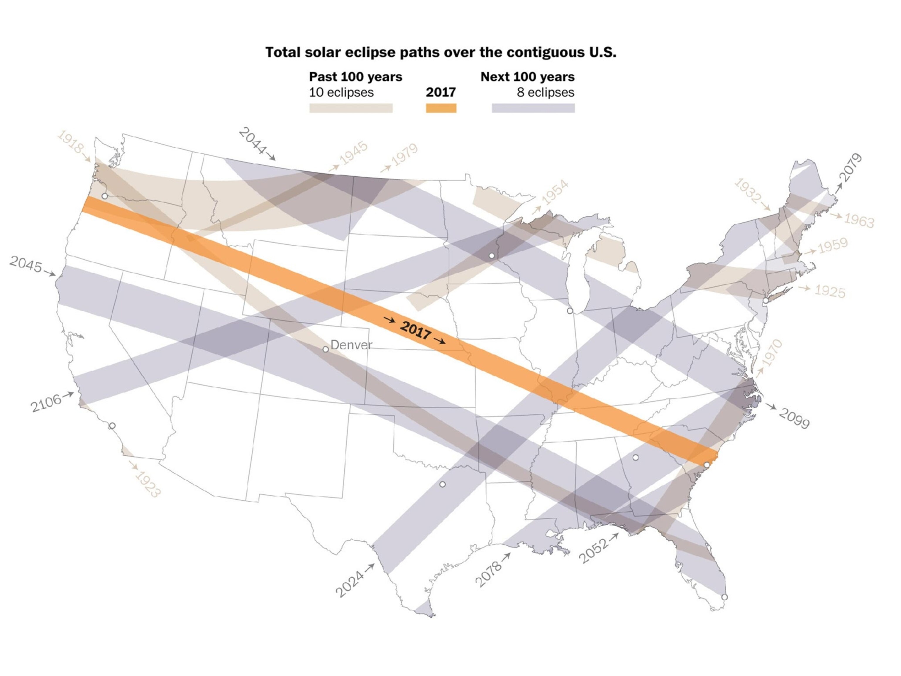 The Best—and Quirkiest—Maps of the 2017 Solar Eclipse