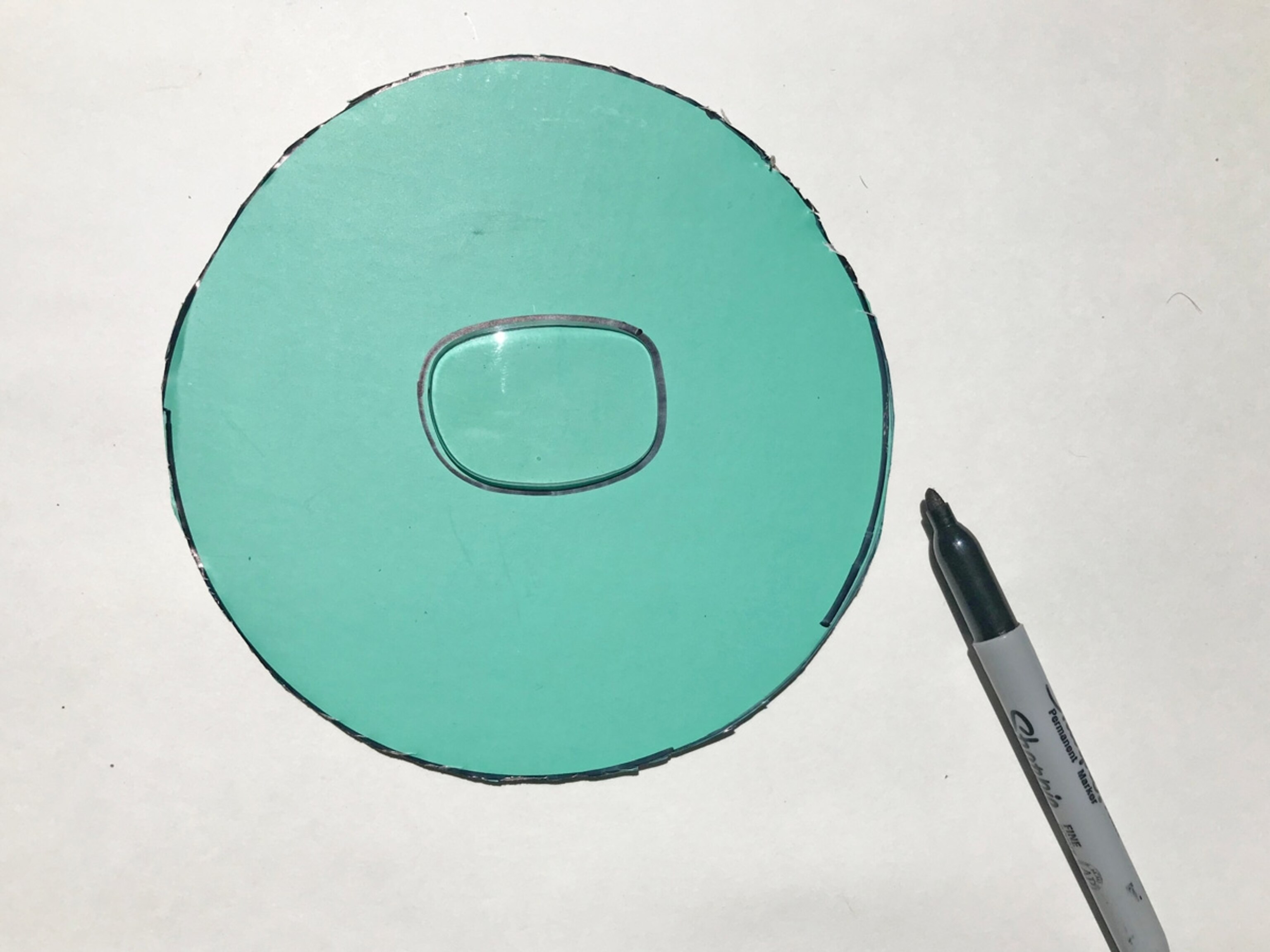 Explore the ground with a magnifier