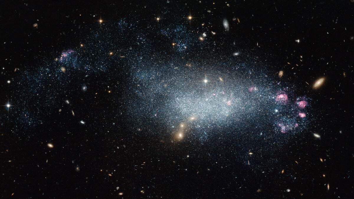 Nearby, an Enigmatic Little Galaxy