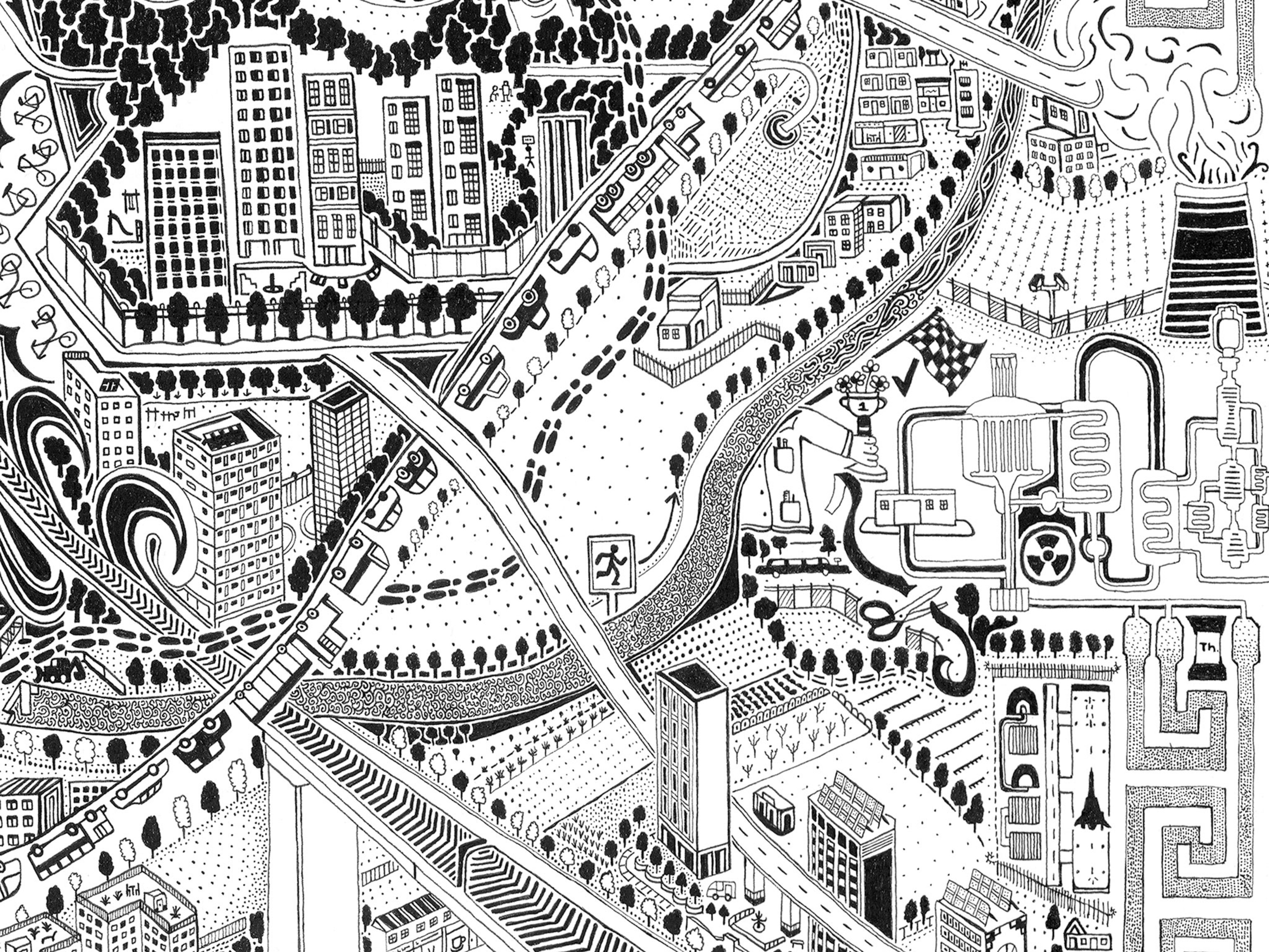 See Beijing in This Incredibly Detailed, Hand-Drawn Map