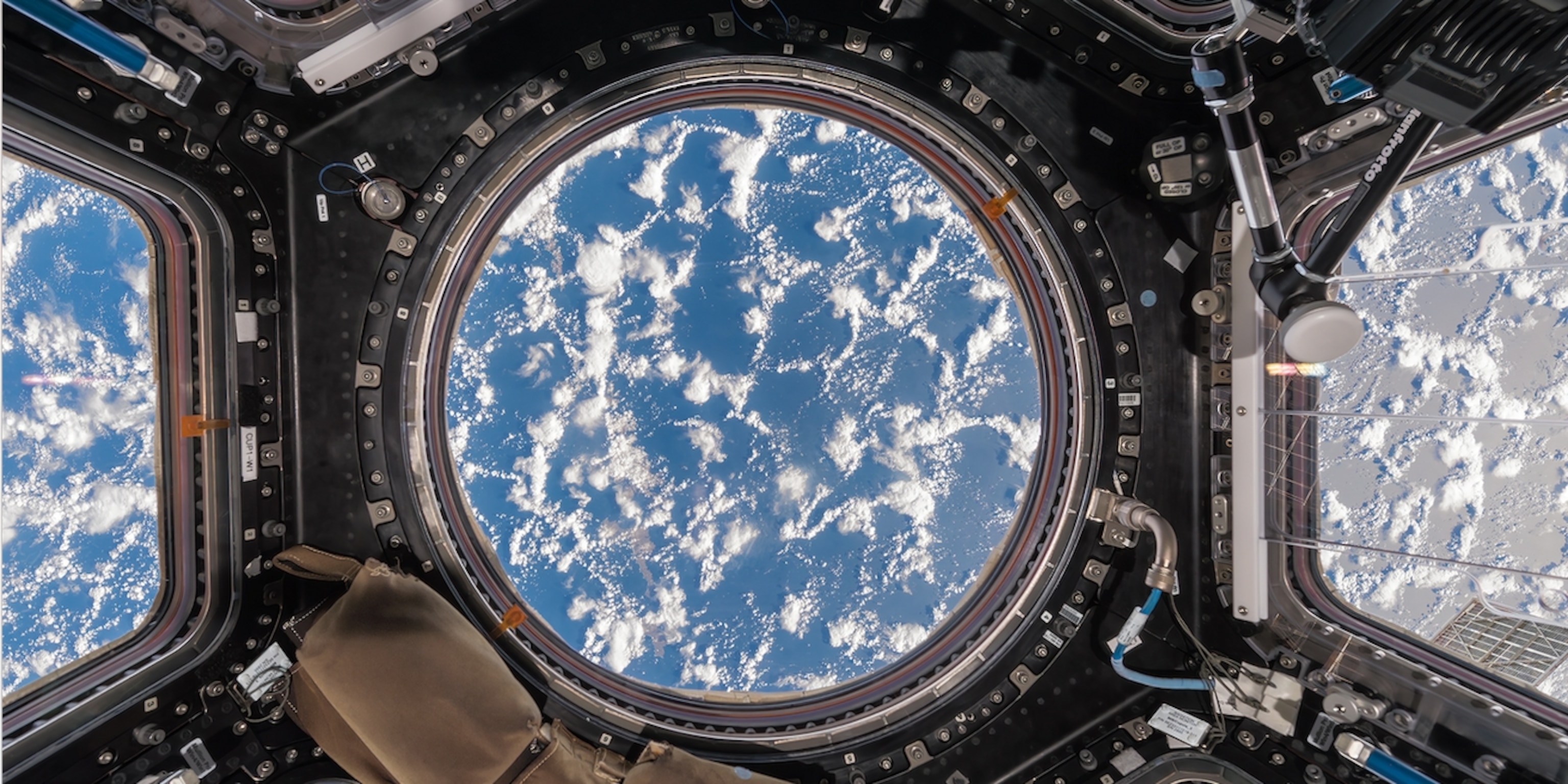 View From Inside Space Station