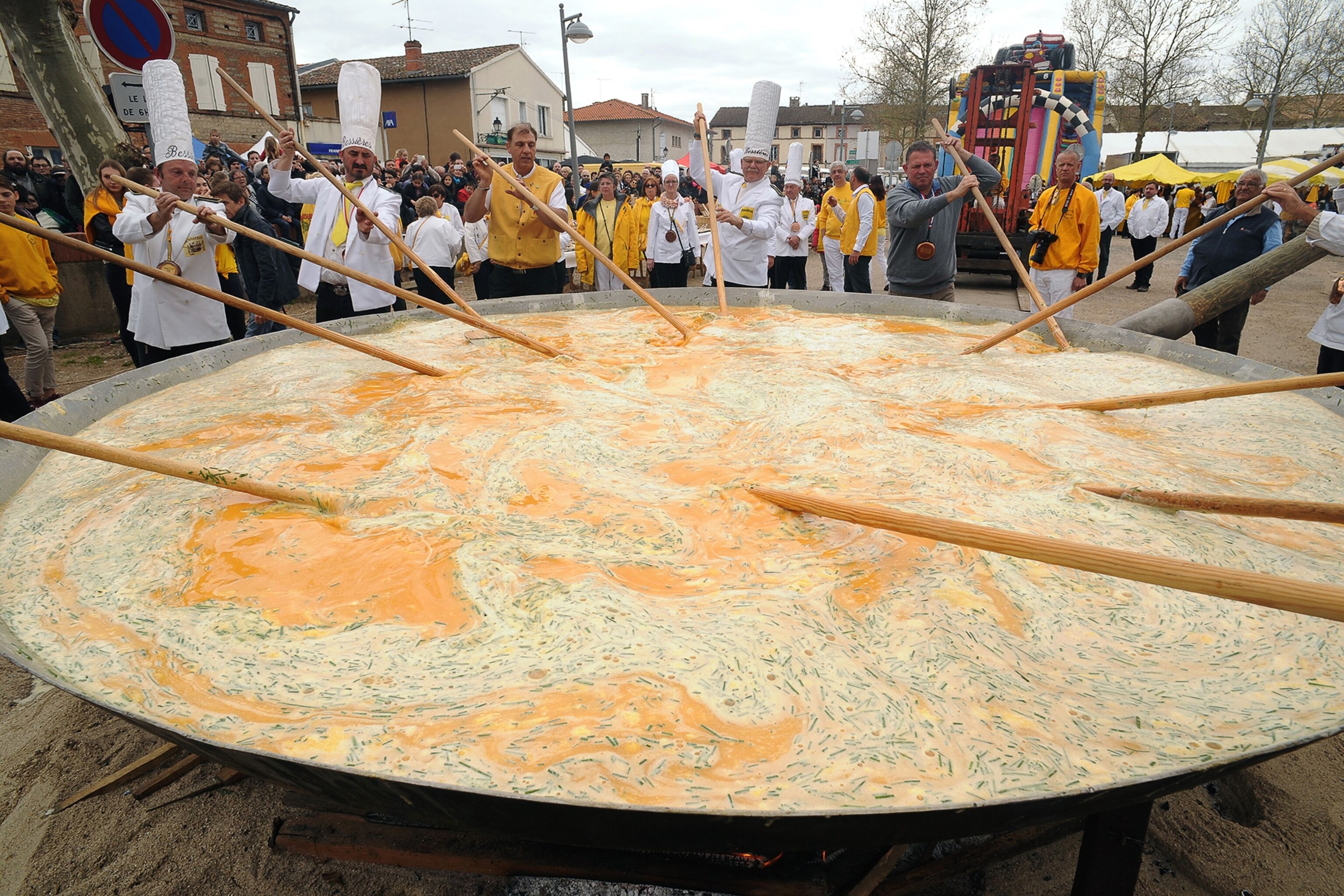 Experience: The festival of the giant omelette