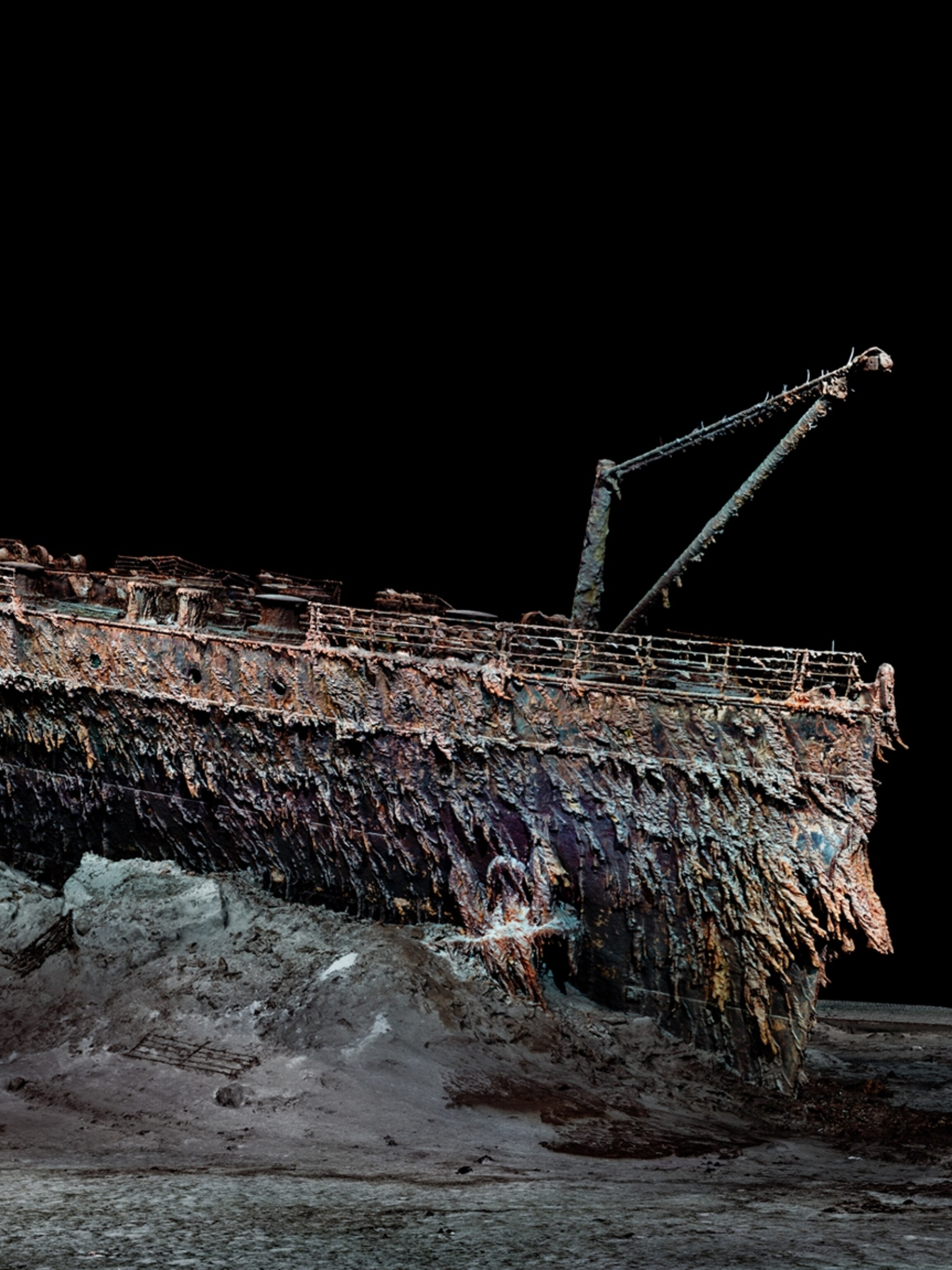 Rms Titanic Wreck Bow New 3D Titanic Scan Video 360 Of The Bow #fyp